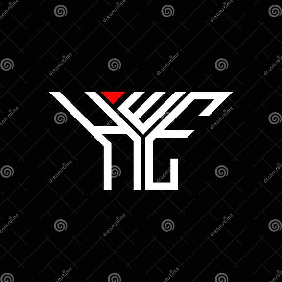 HWE Letter Logo Creative Design with Vector Graphic, HWE Simple and ...