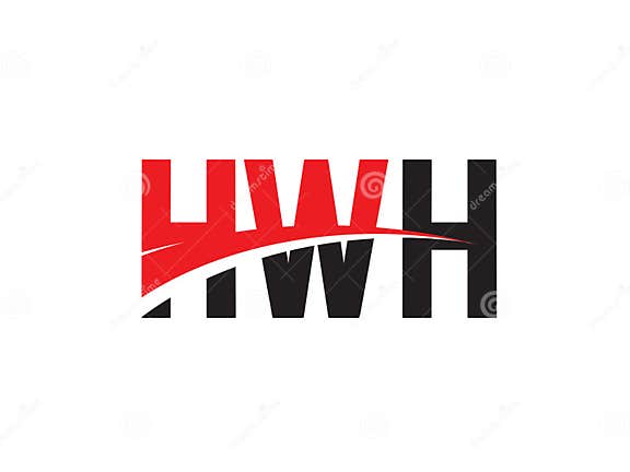 HWH Letter Initial Logo Design Vector Illustration Stock Vector ...