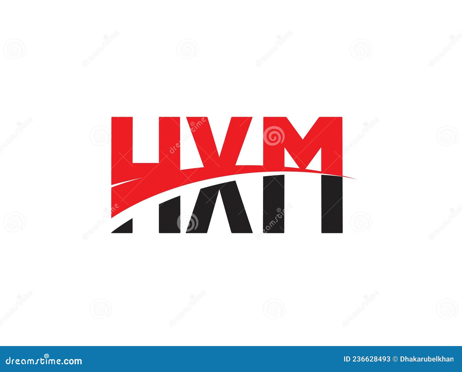 HXM Letter Initial Logo Design Vector Illustration Stock Vector ...
