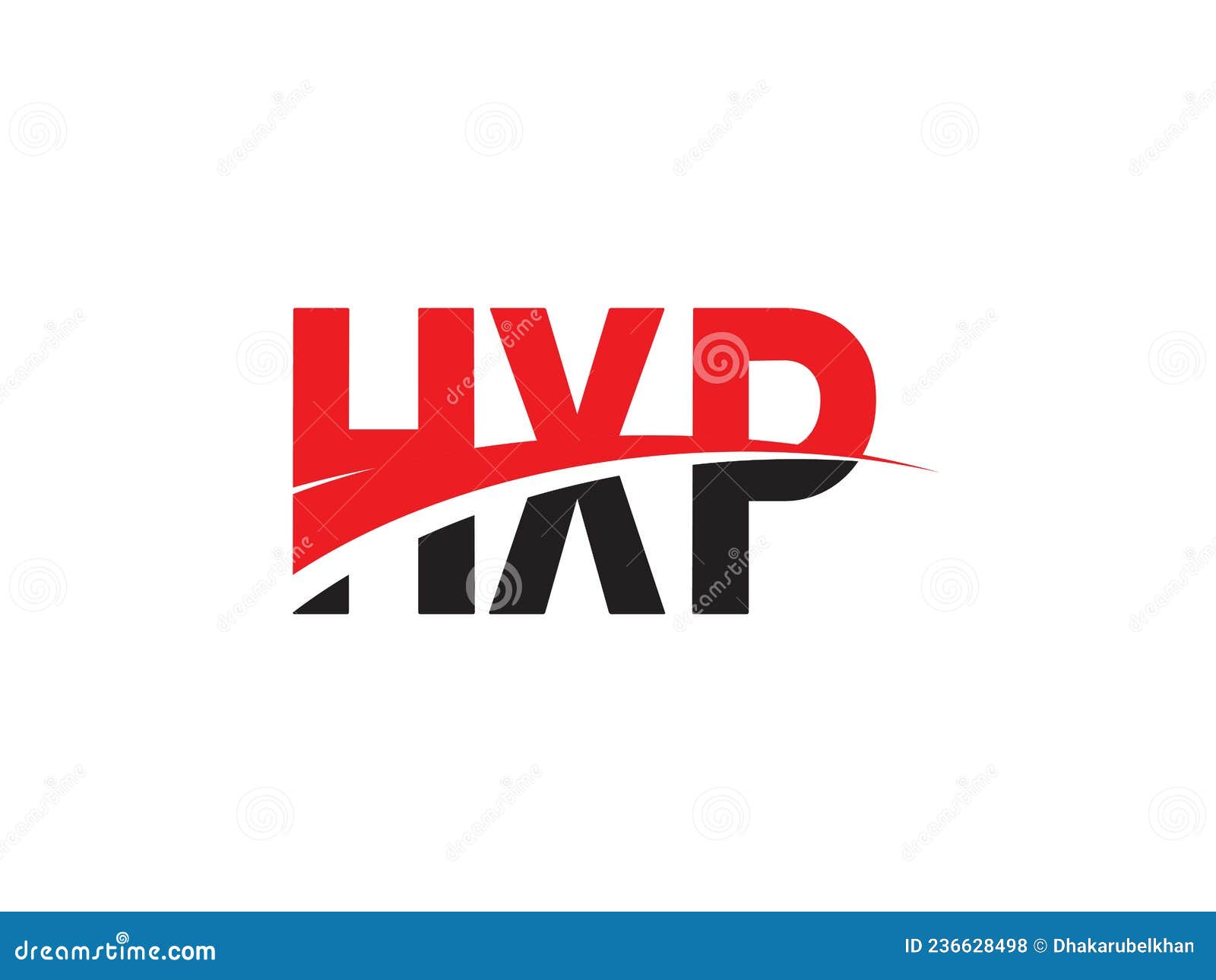 HXP Letter Initial Logo Design Vector Illustration Stock Vector ...