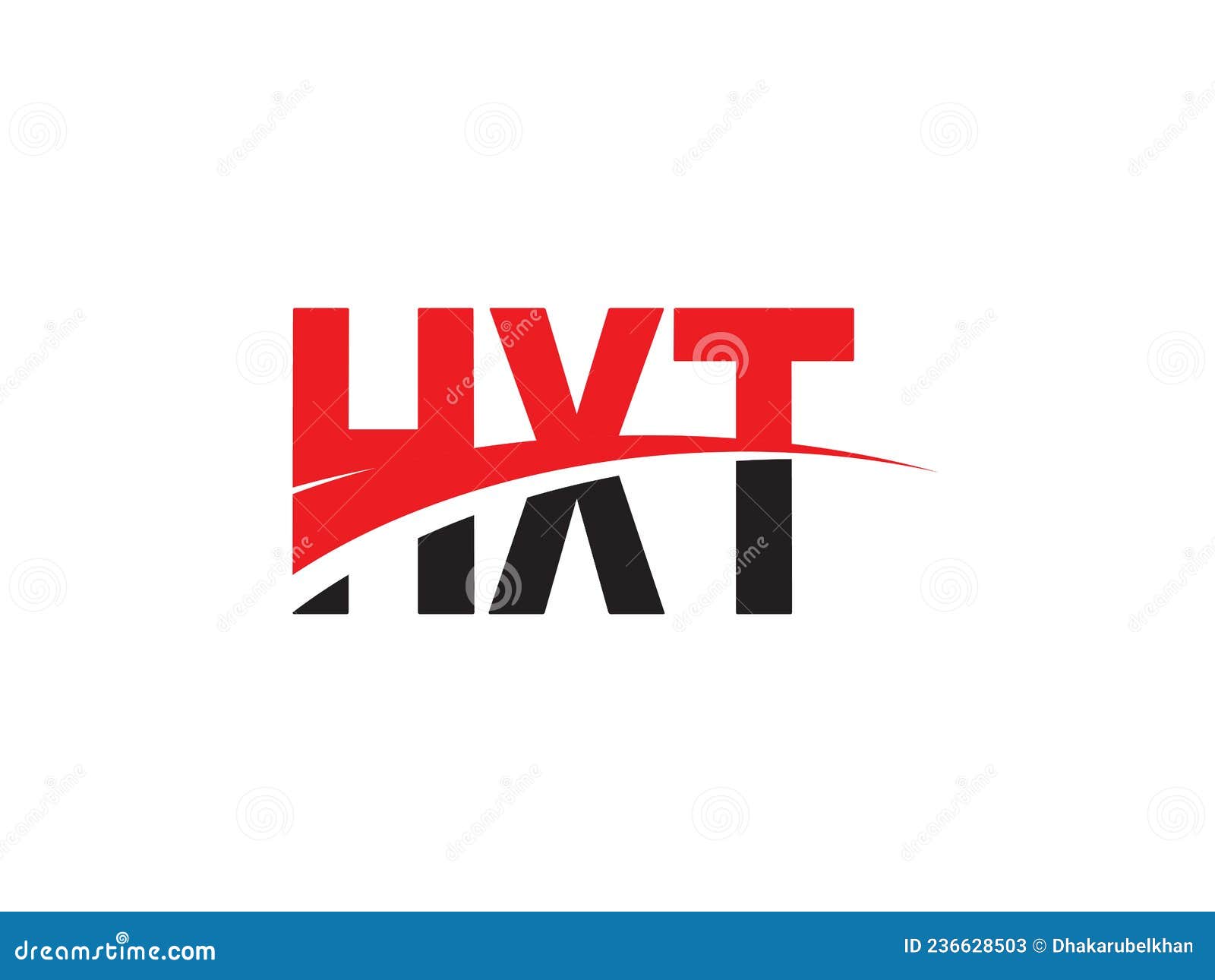 HXT Letter Initial Logo Design Vector Illustration Stock Vector ...