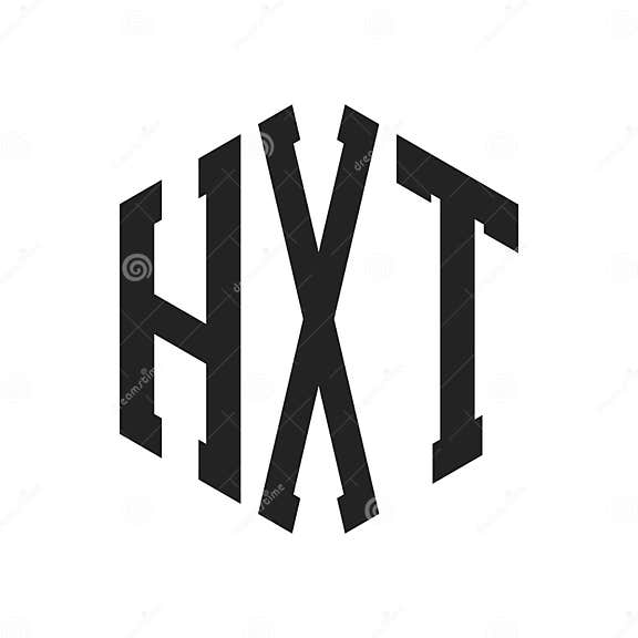 HXT Logo Design. Initial Letter HXT Monogram Logo Using Hexagon Shape ...