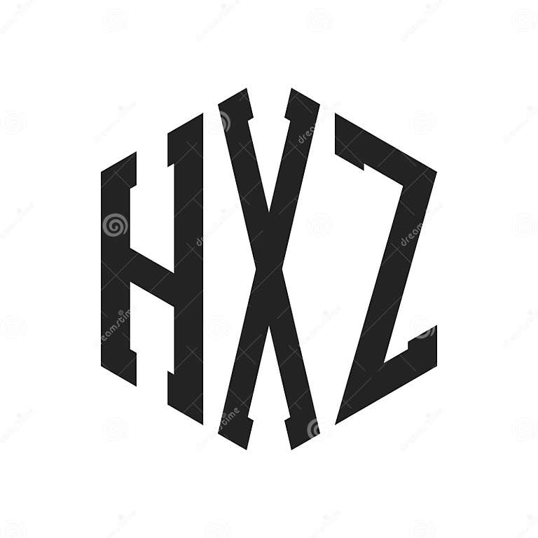 HXZ Logo Design. Initial Letter HXZ Monogram Logo Using Hexagon Shape ...