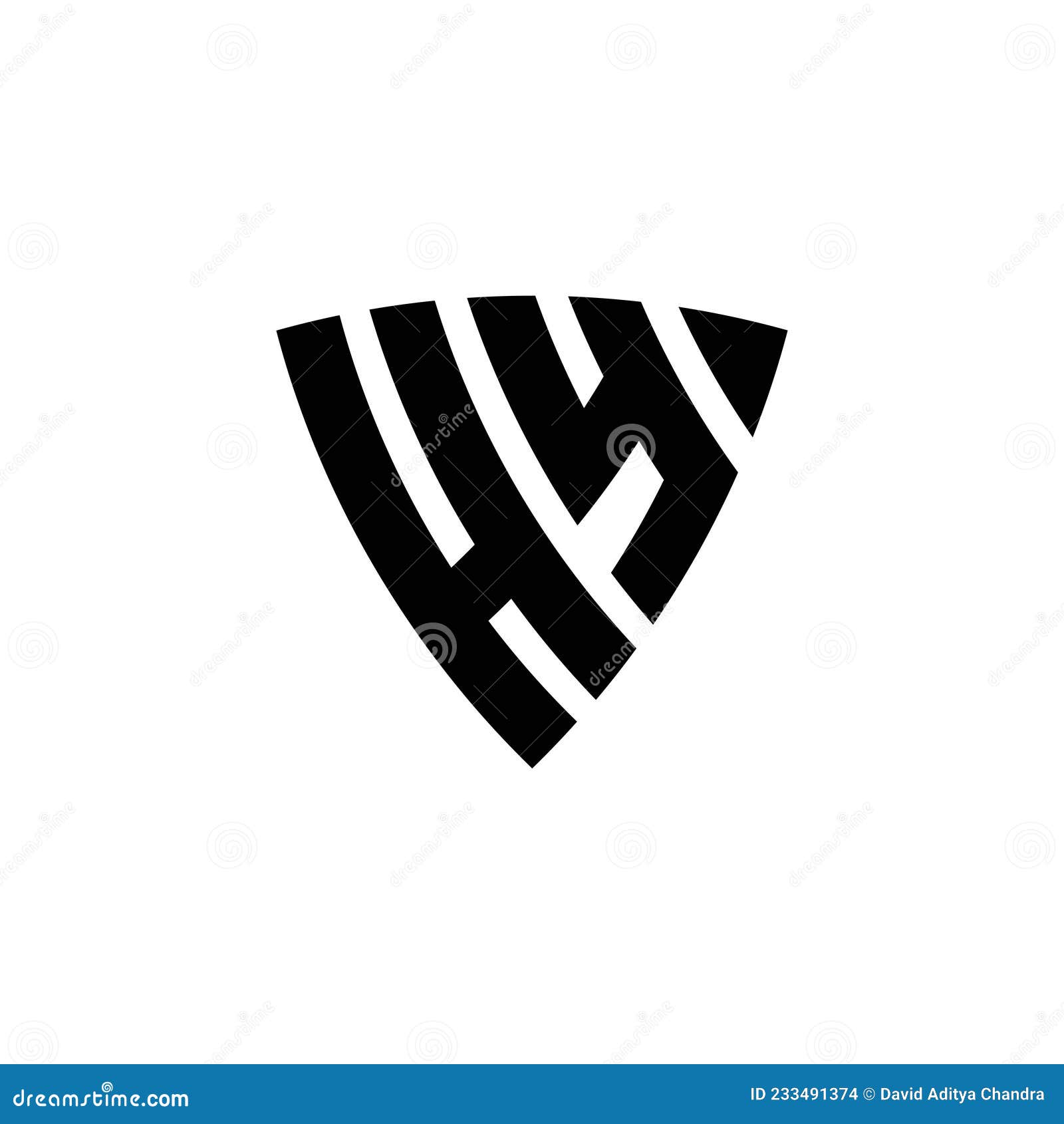 HY Logo Monogram Triangle Shield Style Stock Vector - Illustration of ...