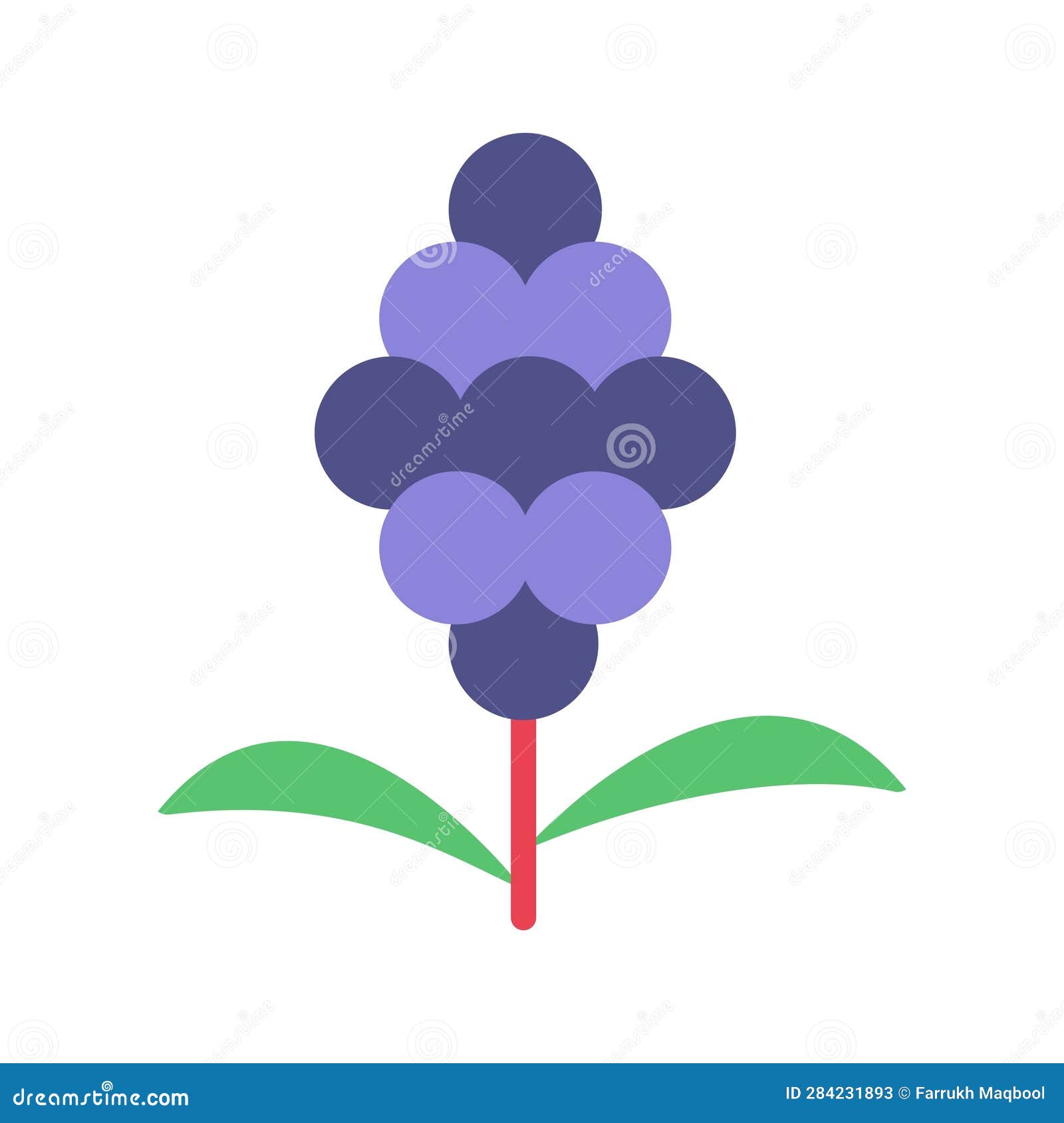 Hyacinth Icon Image. stock vector. Illustration of symbol - 284231893