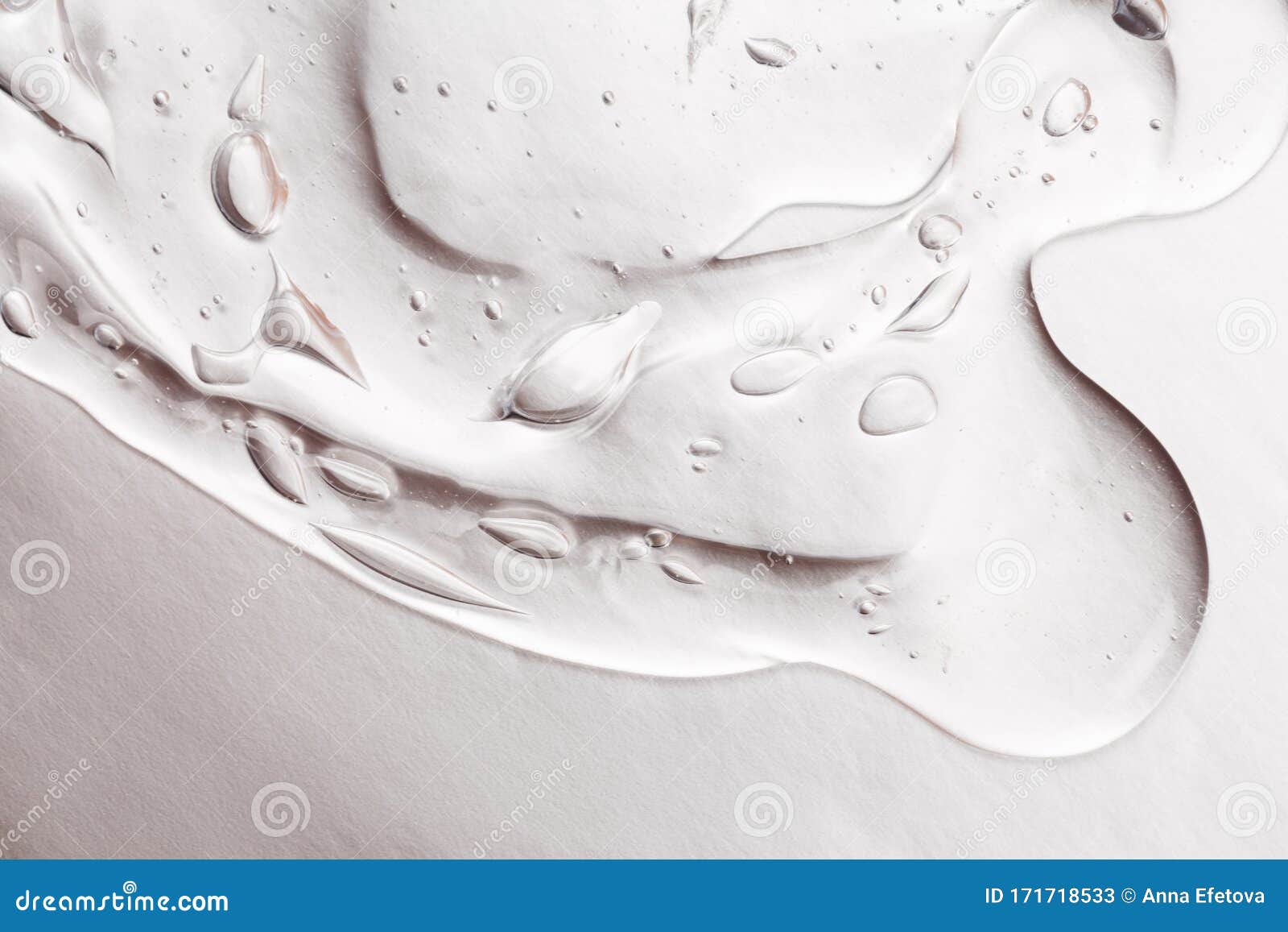 Hyaluronic Acid Gel Or Collagen Texture On Light Dark Skin Tone Shade ...