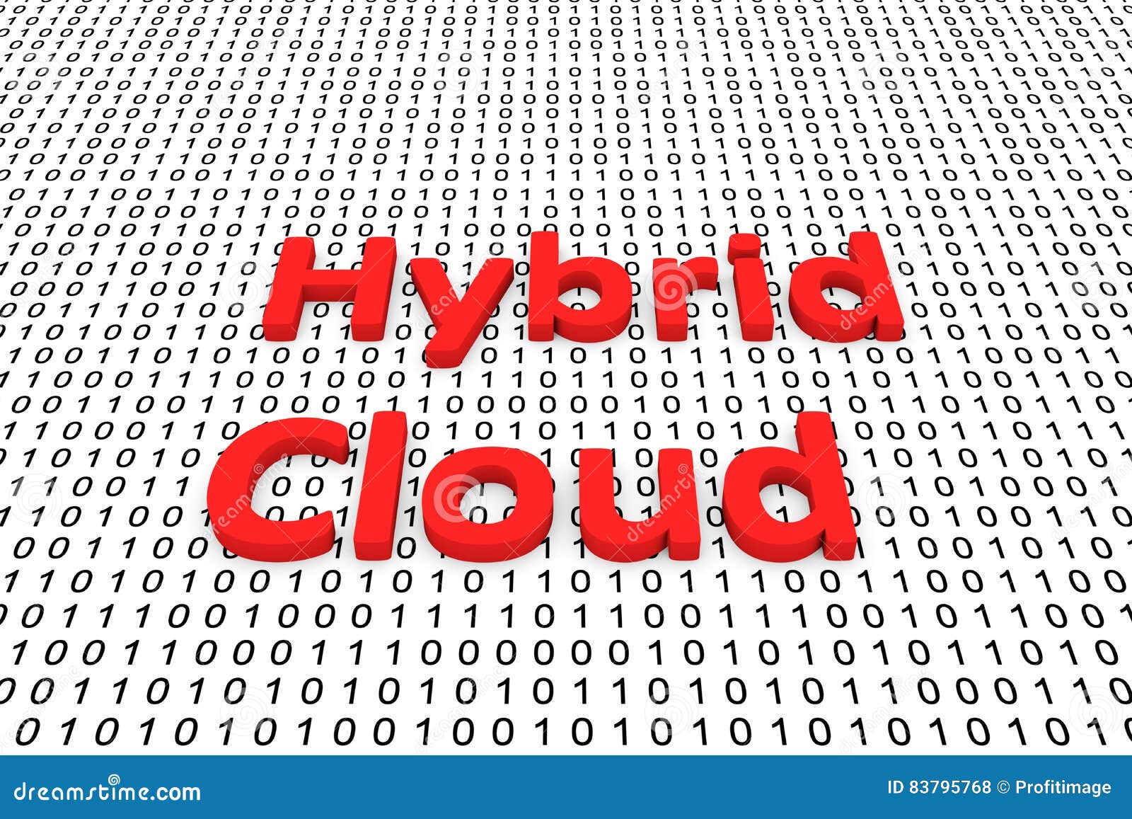 Hybrid cloud stock illustration. Illustration of data - 83795768