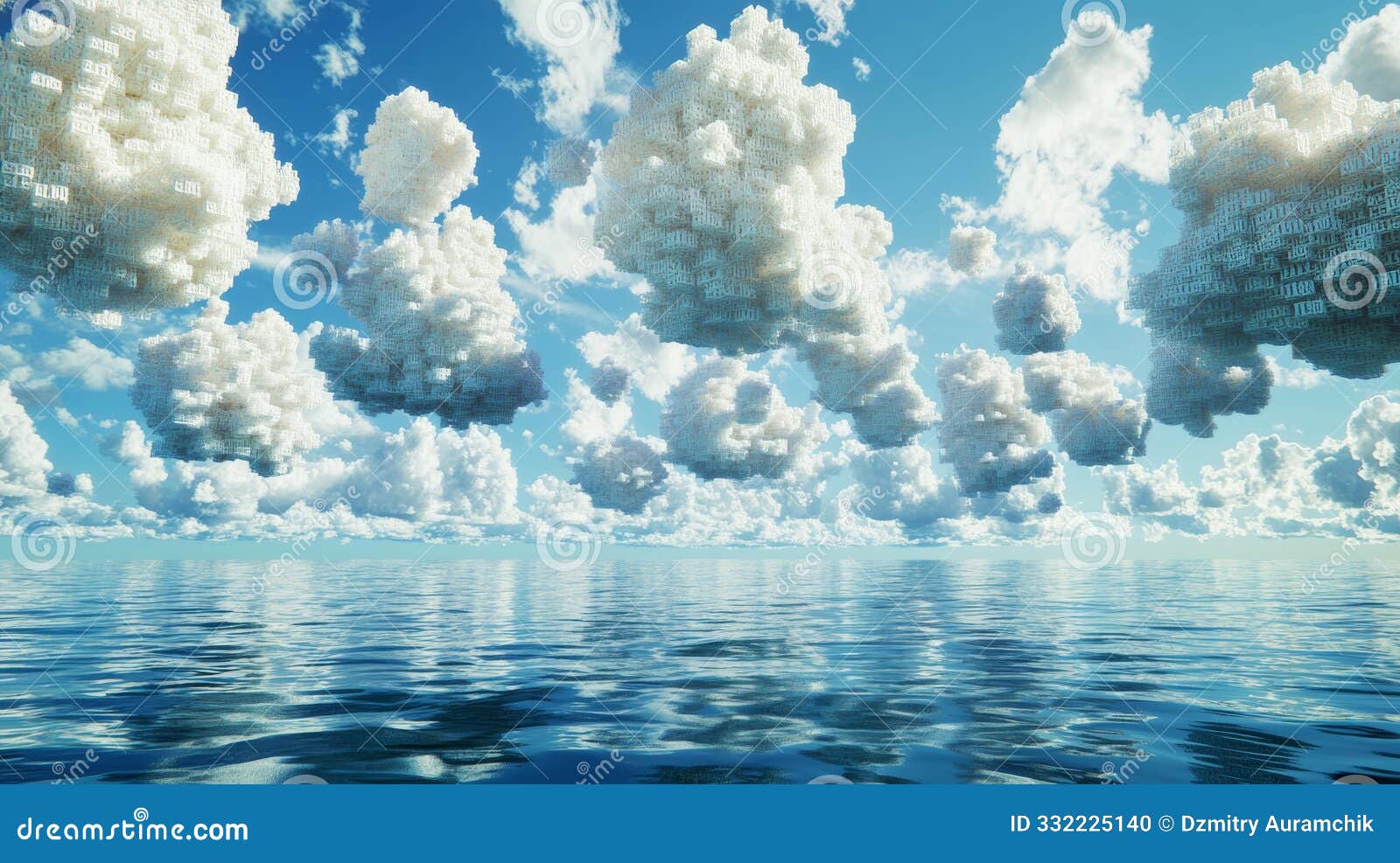 Hybrid Clouds, Which Combine Public and Private Clouds, are Symbolized by a Large Cloud Over a ...