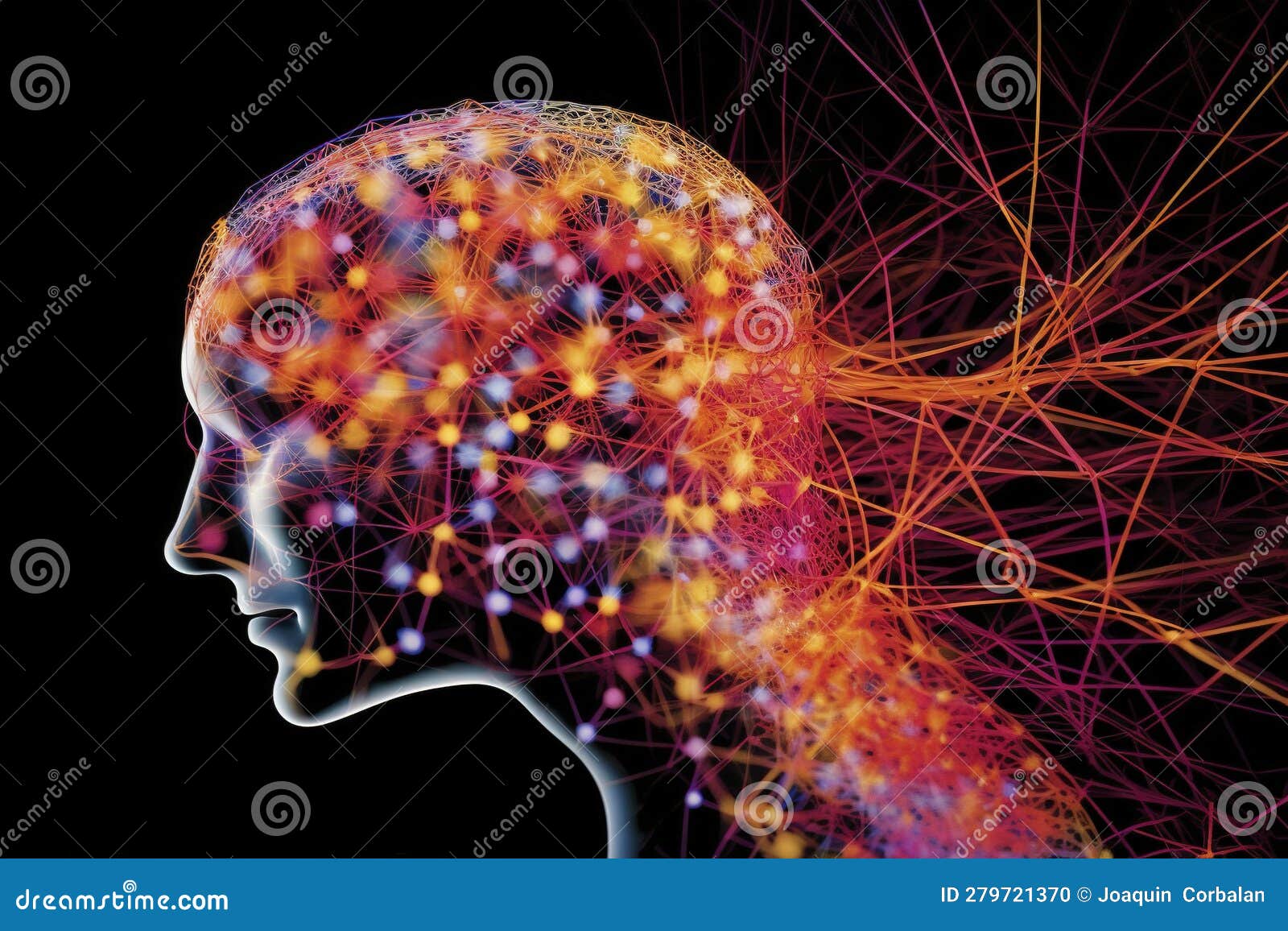 A Hybrid Computational Brain, Illustration. Ai Generated Stock ... A Hybrid Computational Brain, Illustration. Ai Generated Stock ...