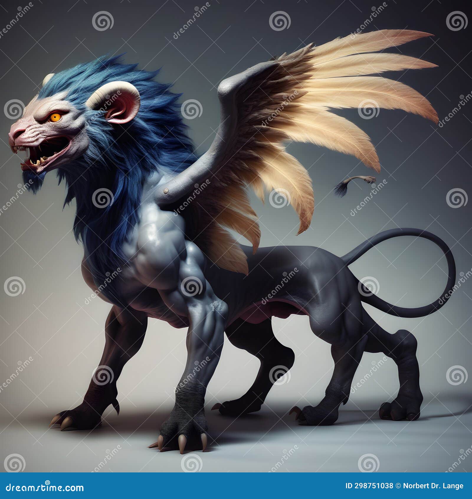 Hybrid Creatures, Ai-generatet Stock Illustration - Illustration of ...