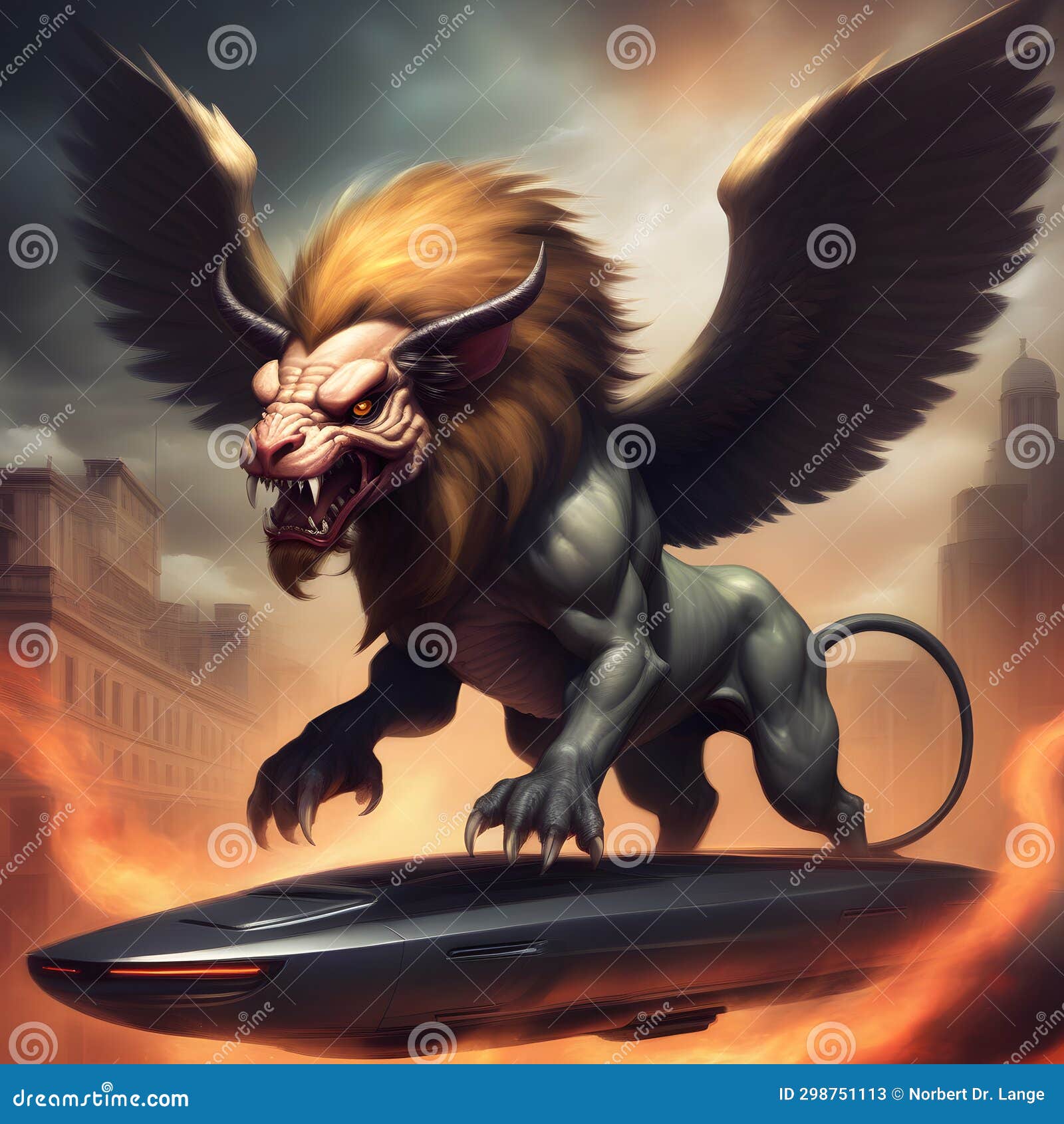 Hybrid Creatures, Ai-generatet Stock Illustration - Illustration of ...