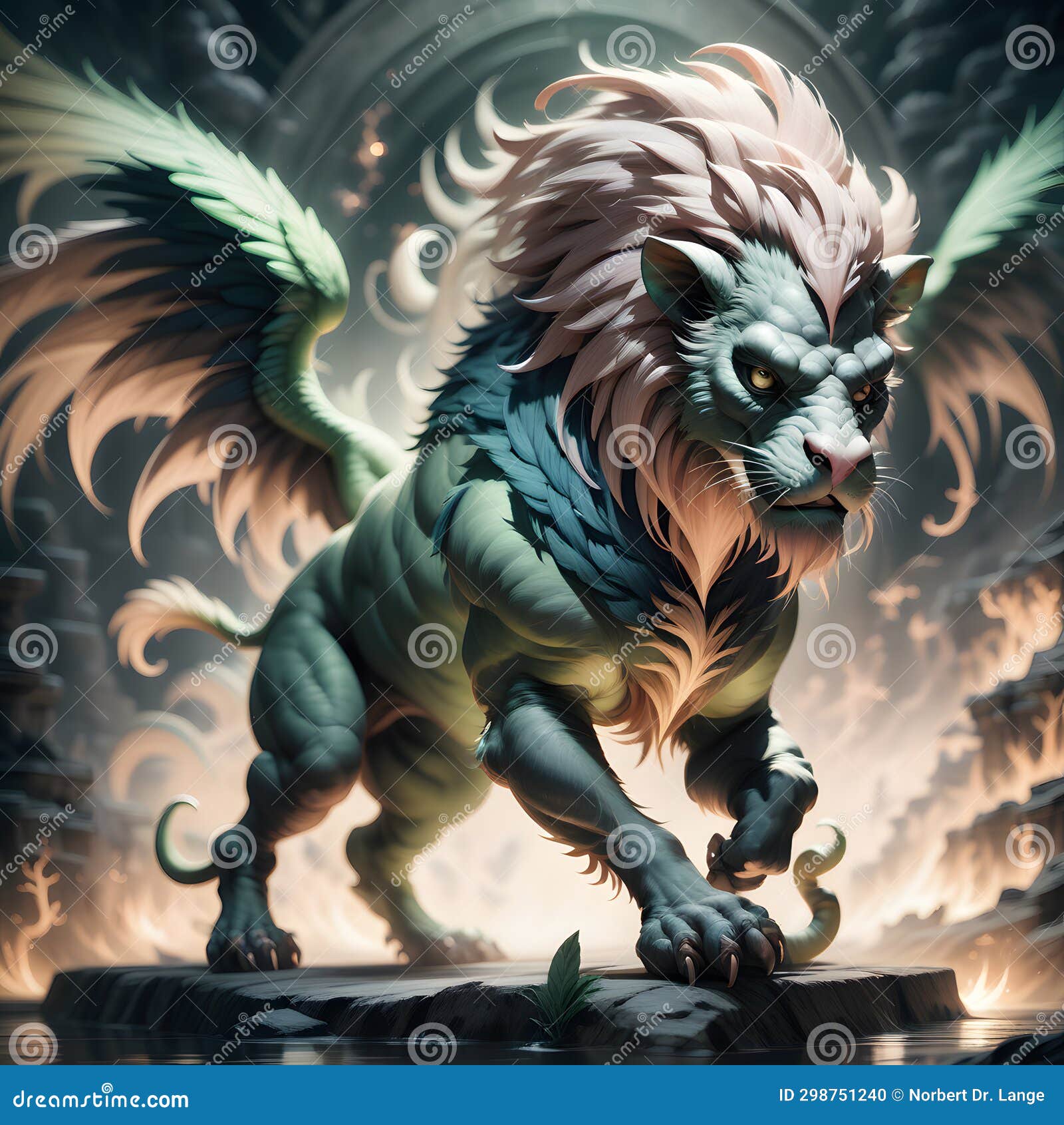 Hybrid Creatures, Ai-generatet Stock Illustration - Illustration of ...