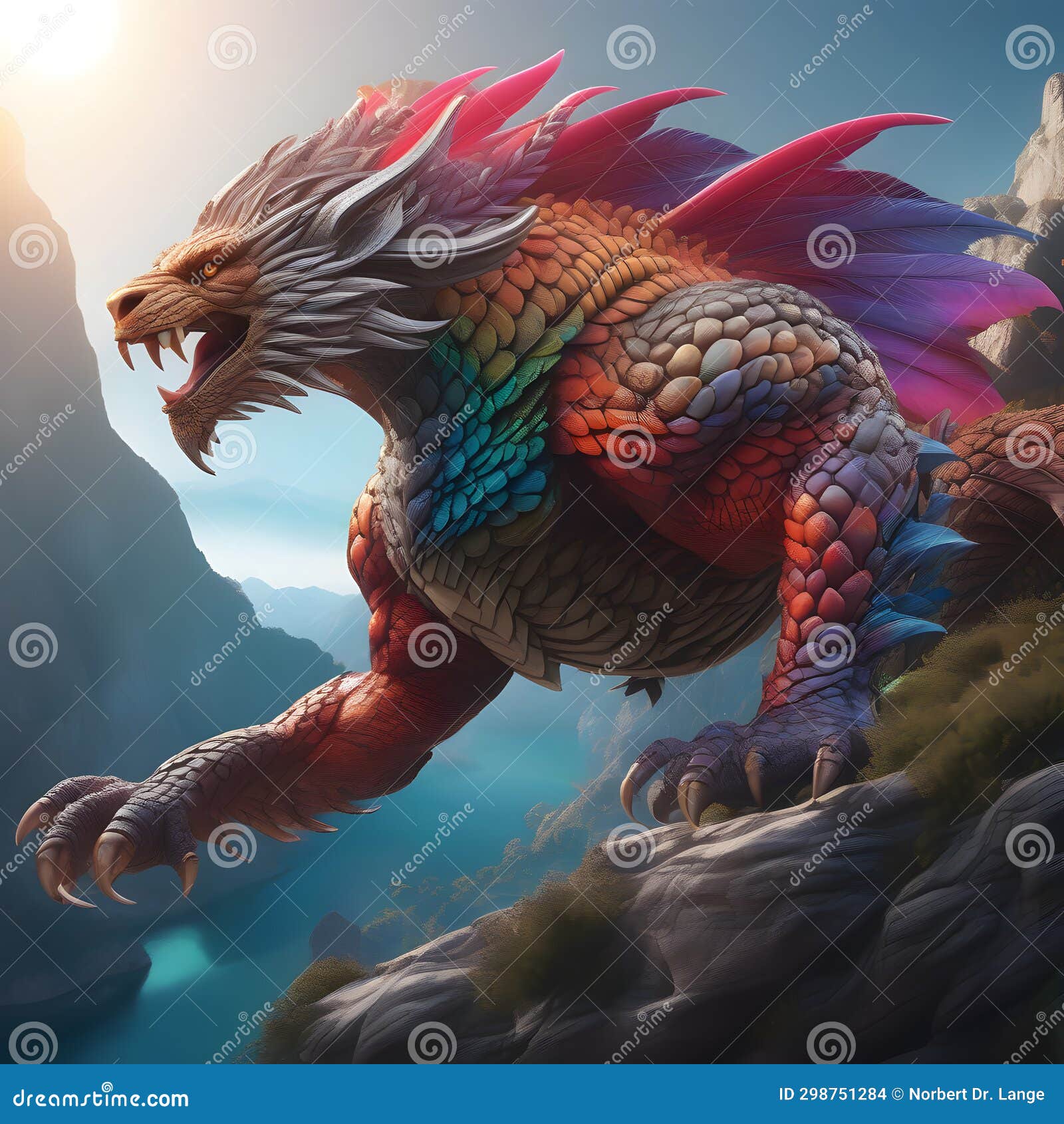 Hybrid Creatures, Ai-generatet Stock Illustration - Illustration of ...