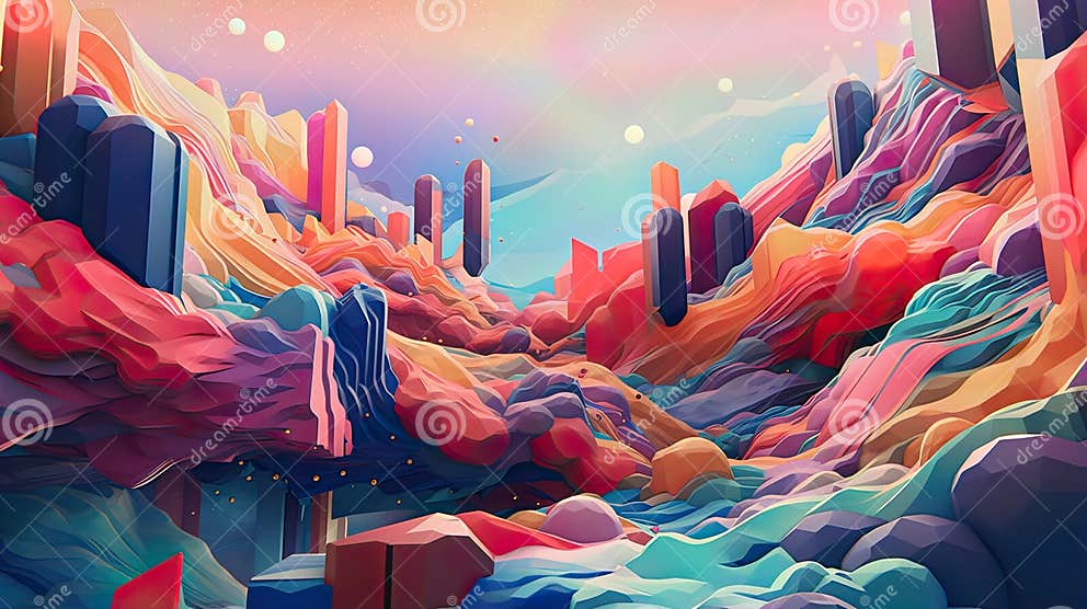 Hybrid Dimension Background Combining Elements of Nature and Technology ...