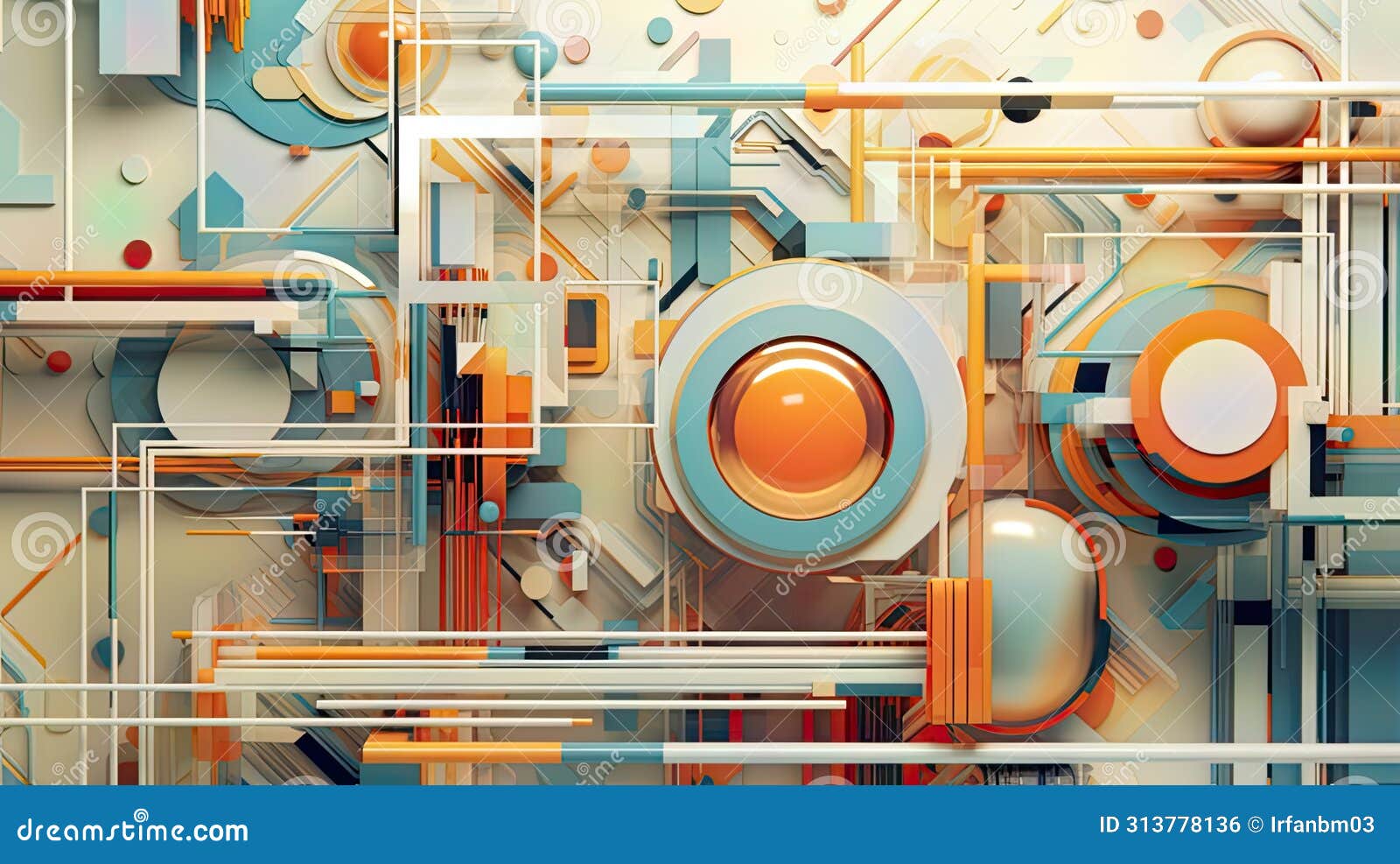 Hybrid Dimension Background Combining Elements of Nature and Technology ...