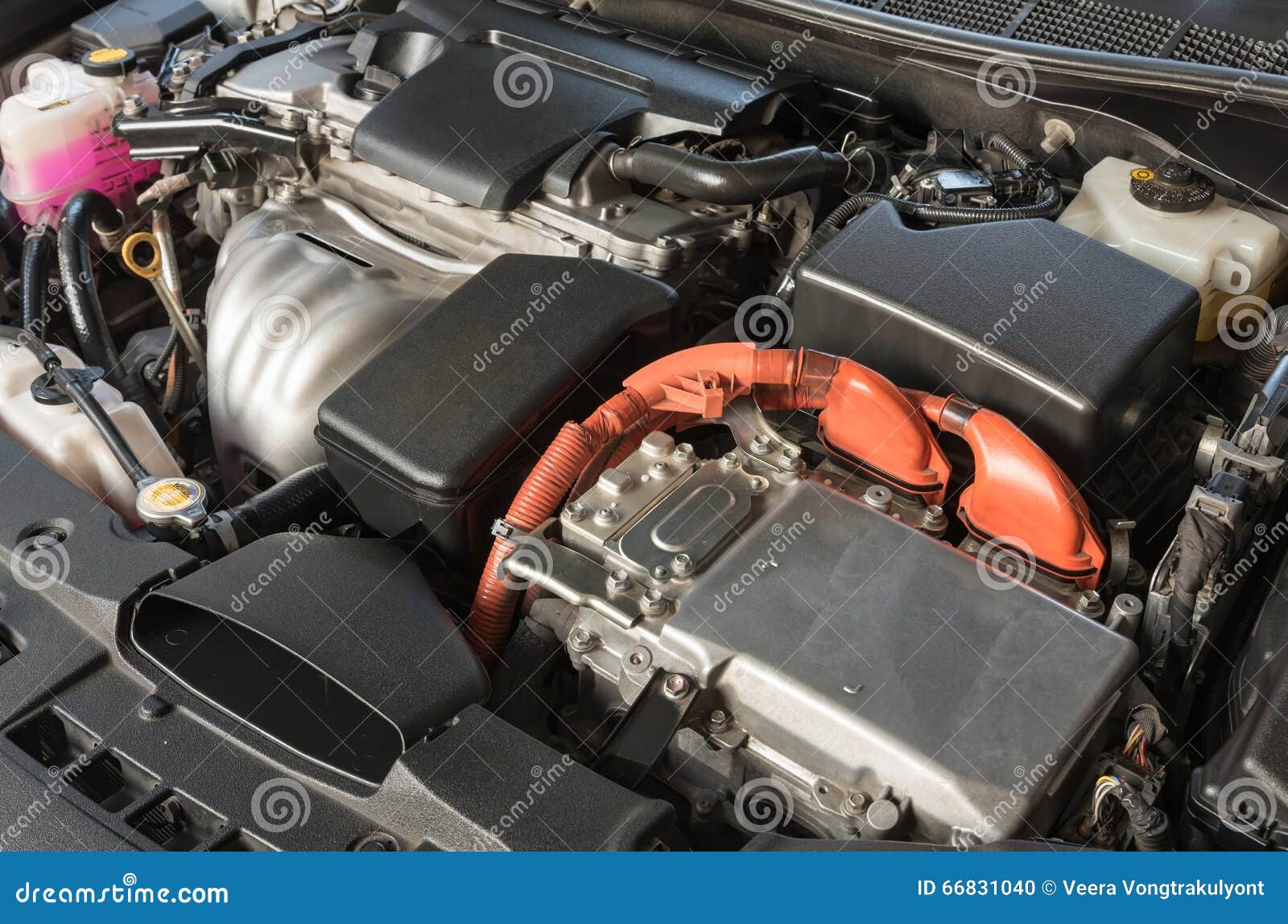 Hybrid engine stock photo. Image of shiny, automobile - 66831040