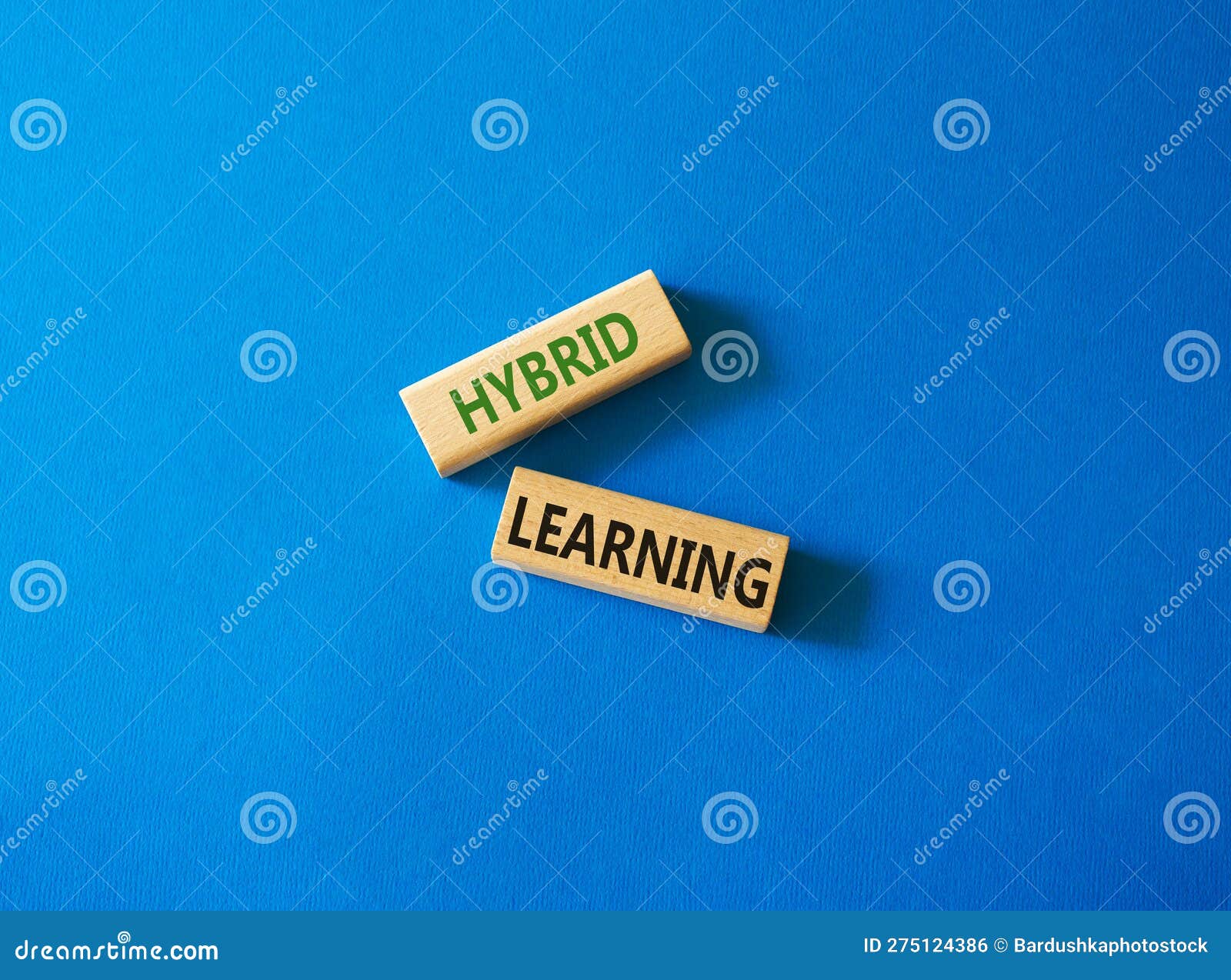 Hybrid Learning Symbol Concept Word Hybrid Learning On Wooden Blocks