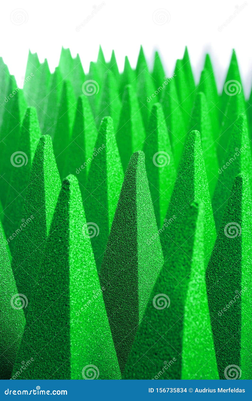 Hybrid Pyramidal RF Absorbers Close Up Stock Photo | CartoonDealer.com ...