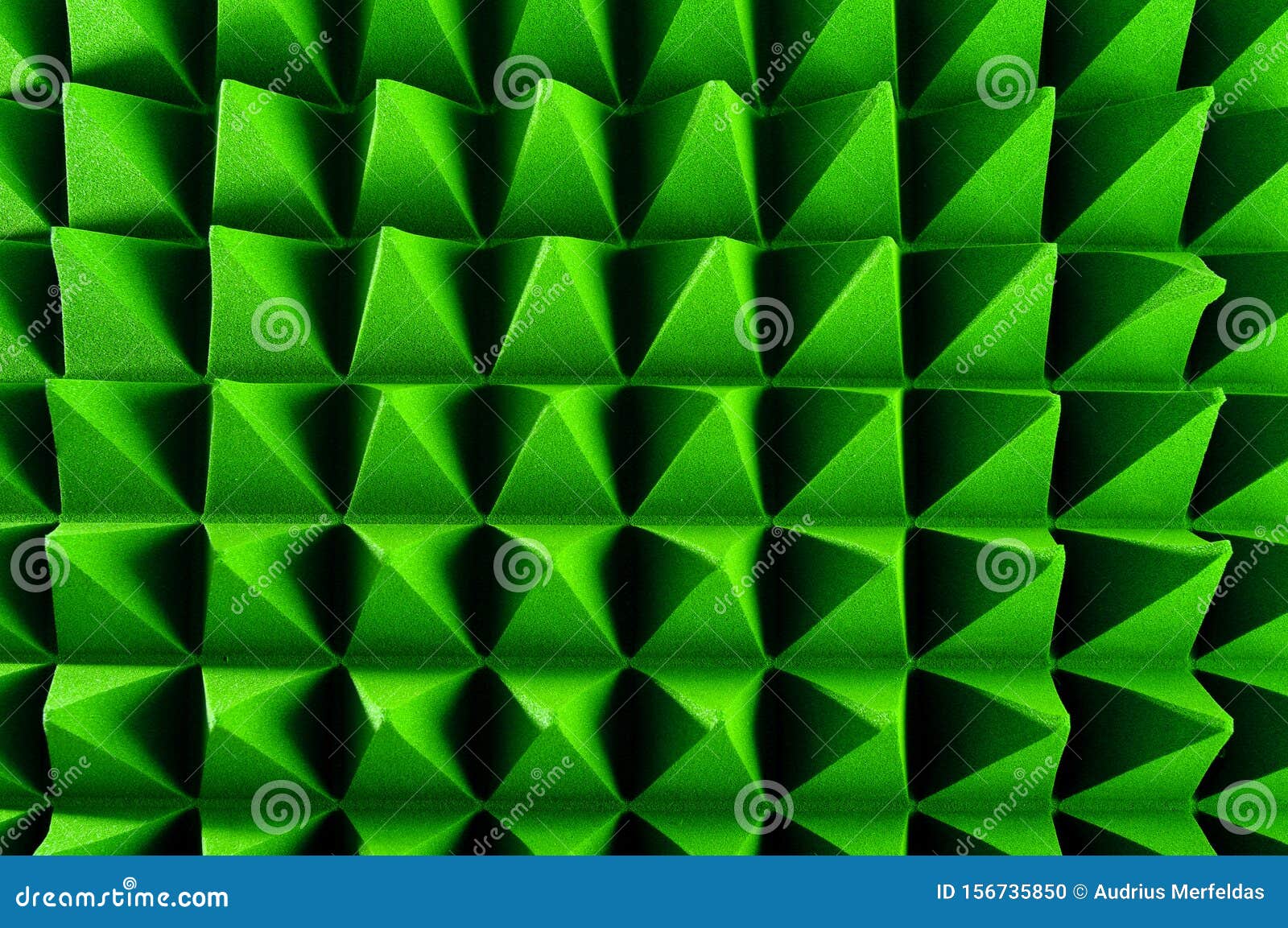 Hybrid Pyramidal RF Absorbers Close Up Stock Photo - Image of ...