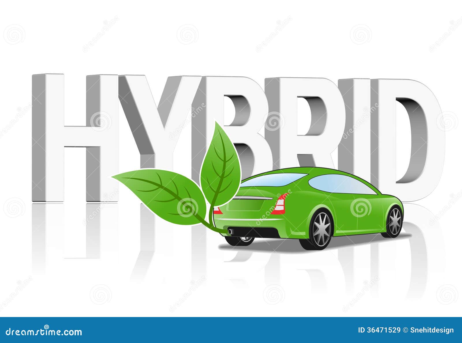 Hybrid Vehicle Stock Illustration | CartoonDealer.com #10539757