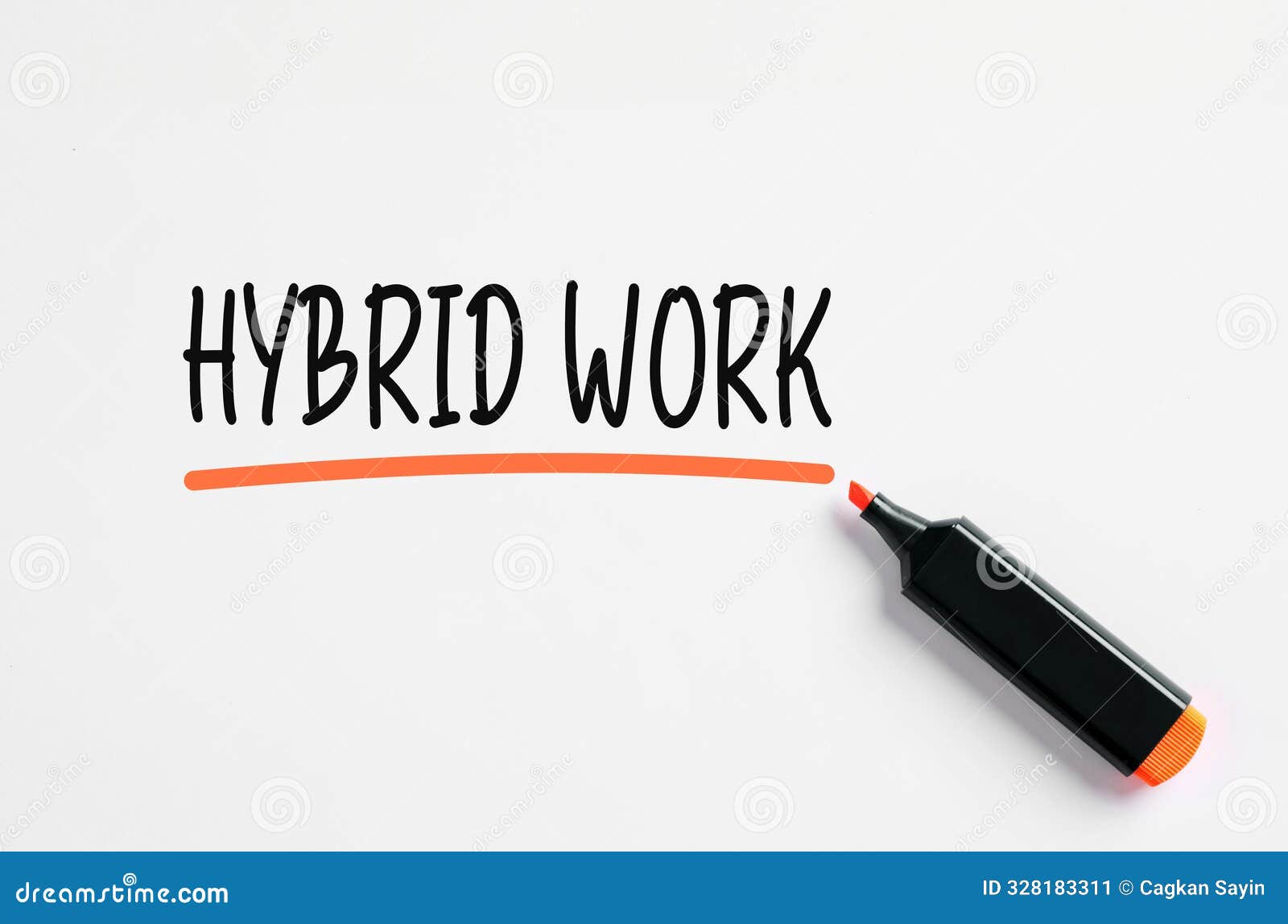 Hybrid working concept stock image. Image of career - 328183311