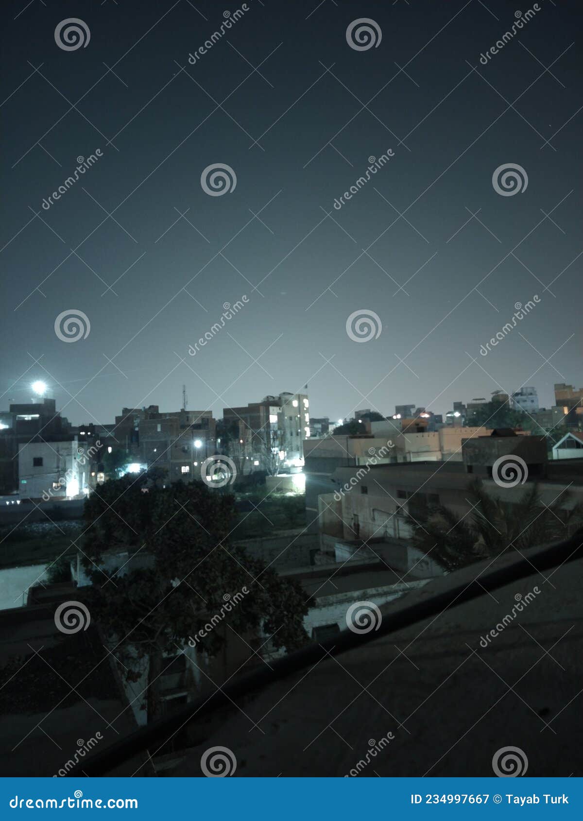 Hyderabad city at Night stock image. Image of dusk, downtown - 234997667
