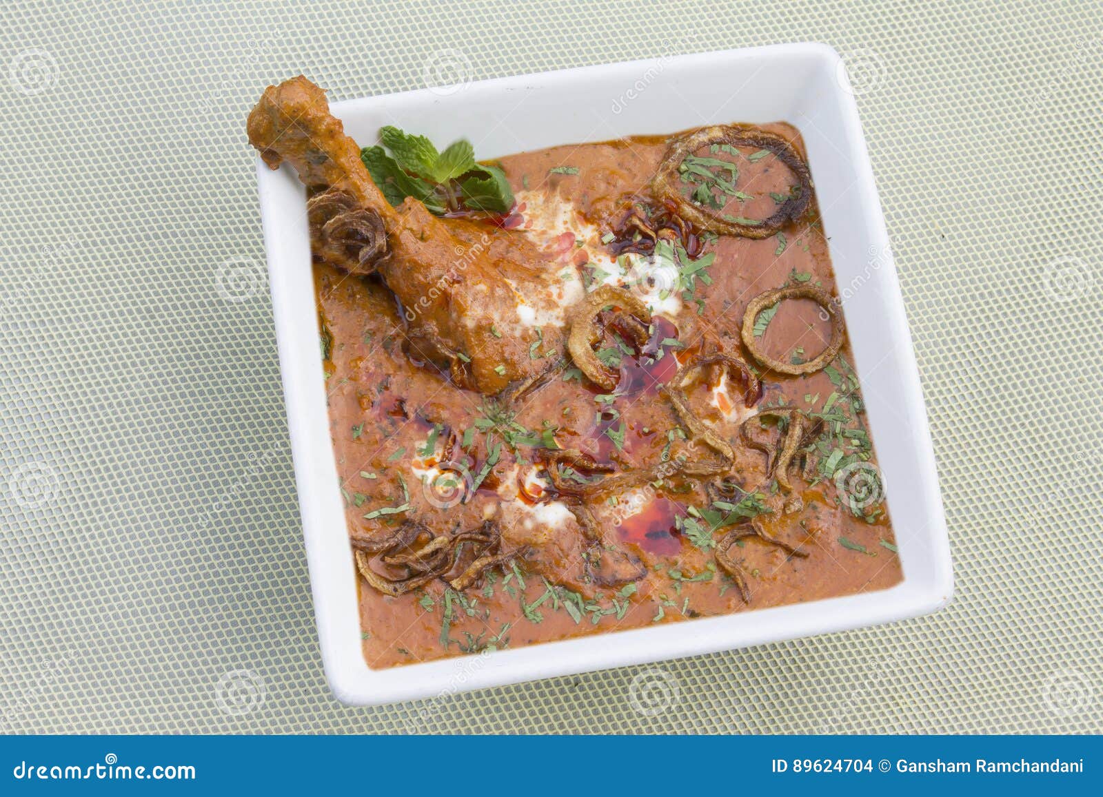Hyderabad Lagani MurghChicken Curry Stock Photo - Image of delicious ...