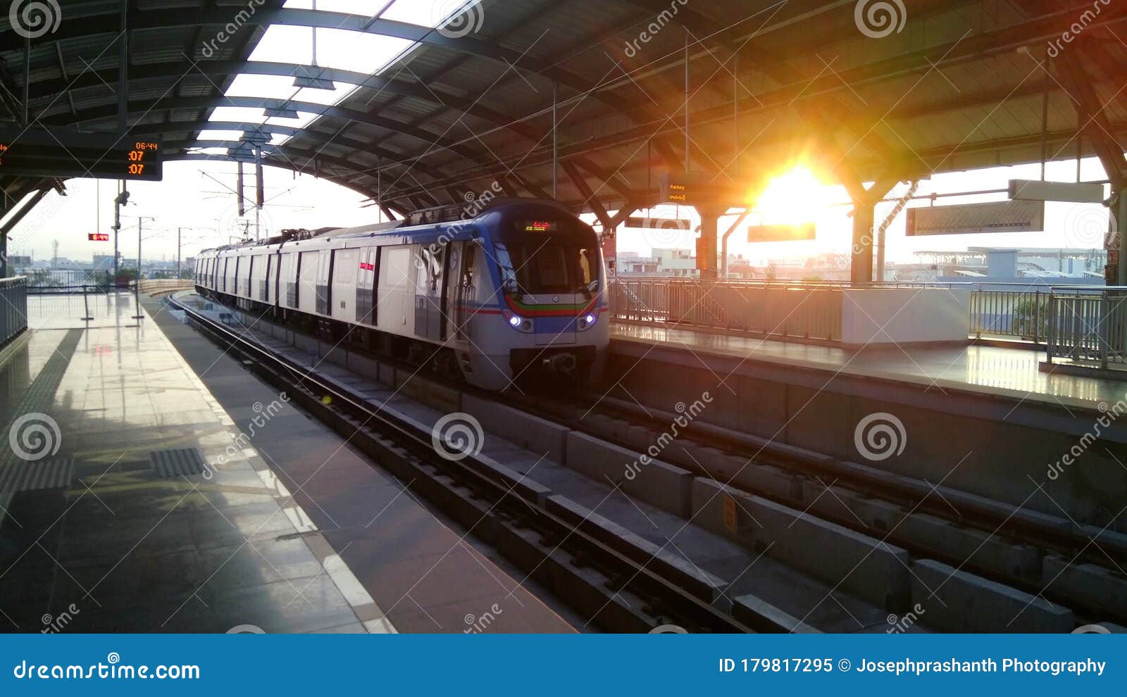 Hyderabad Metro Station editorial image. Image of building - 179817295