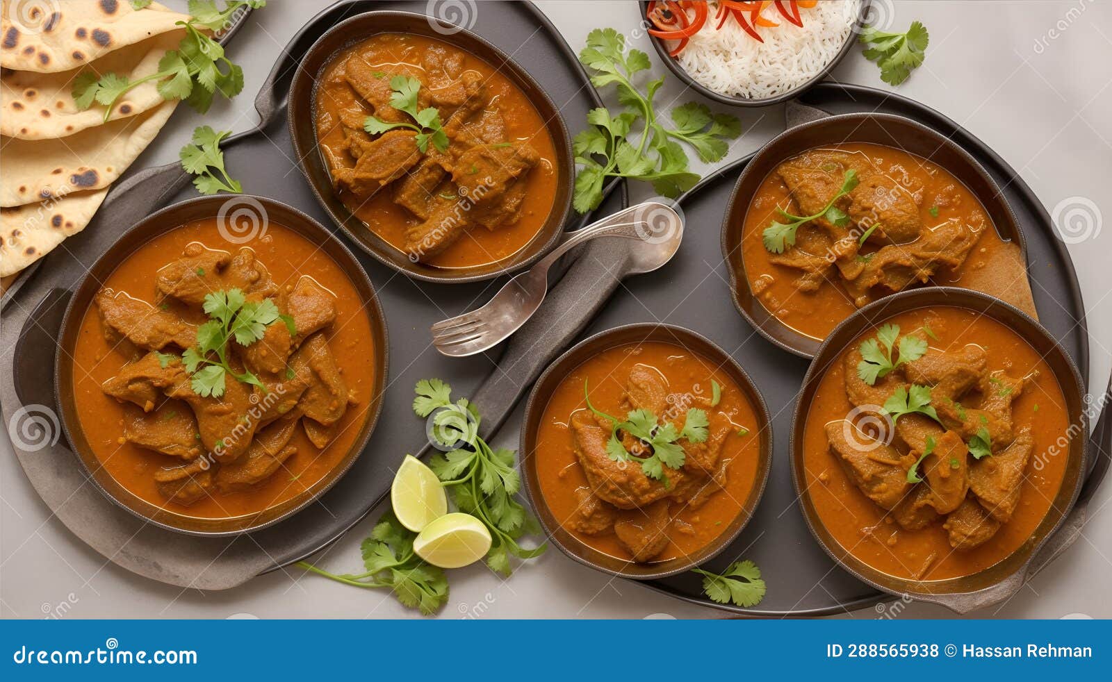 Hyderabadi Mutton Paya Dish. Ai Generated Stock Illustration ...
