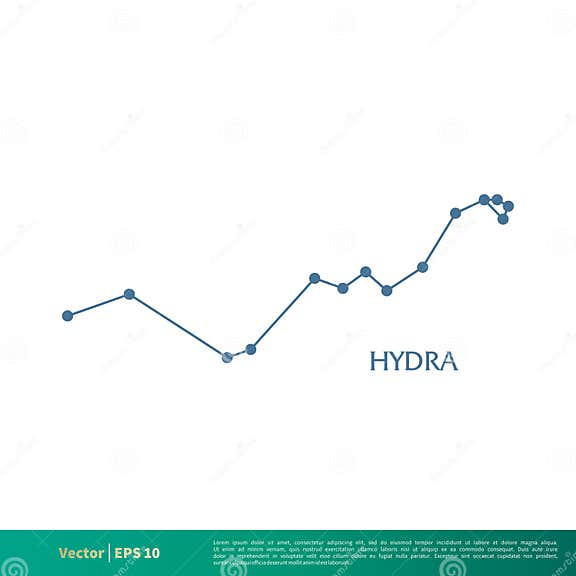 Hydra - Constellation Star Icon Vector Logo Template Illustration ...