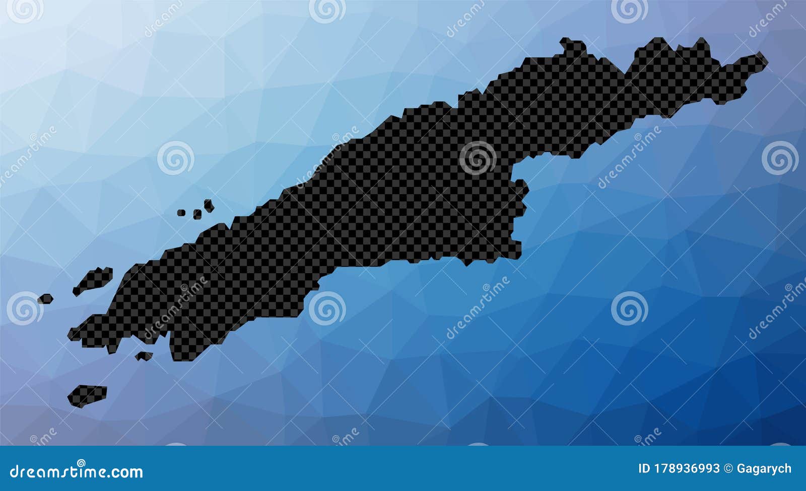 Hydra geometric map. stock vector. Illustration of design - 178936993