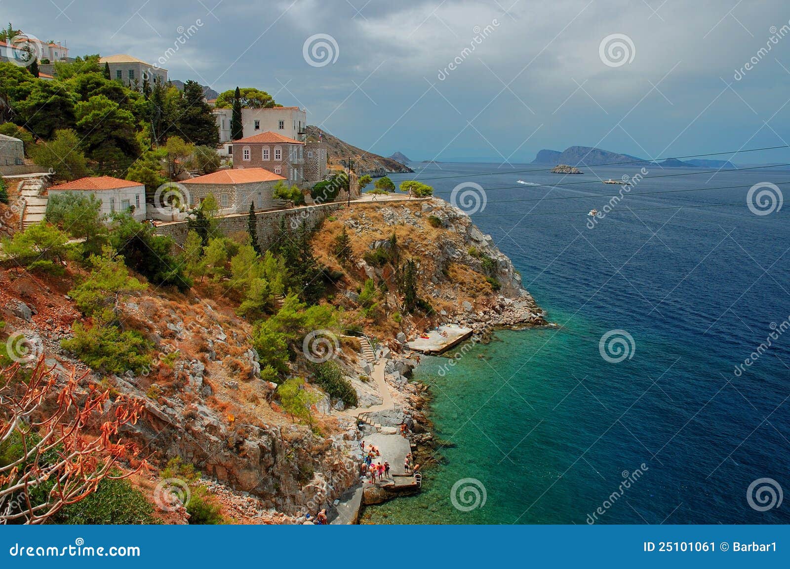 Hydra Island stock image. Image of holidays, tourism - 25101061