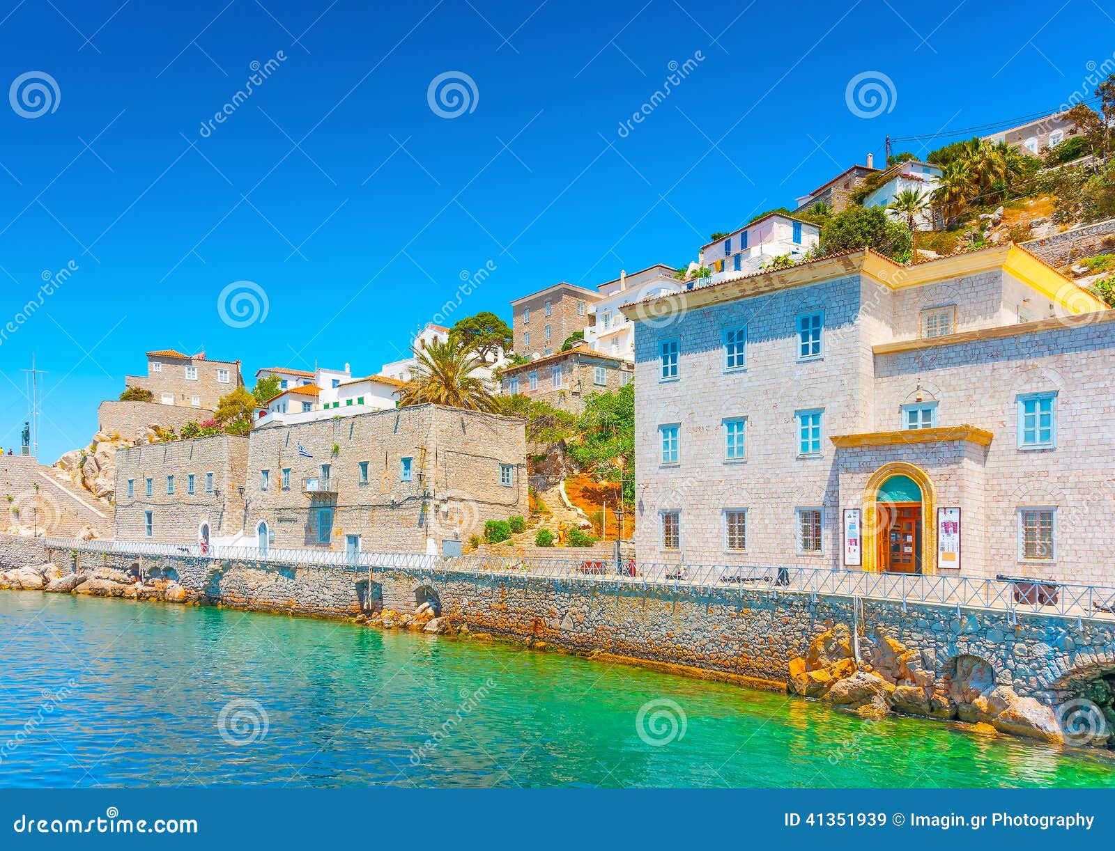 Hydra island stock image. Image of keywords, pictorial - 41351939