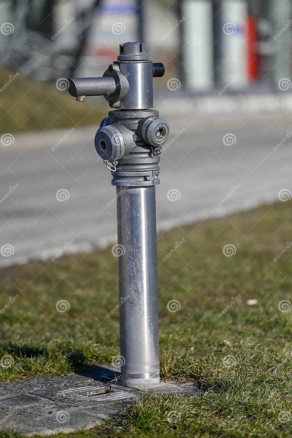 A Hydrant with the Possibility To Get Fresh Drinking Water. Stock Photo ...