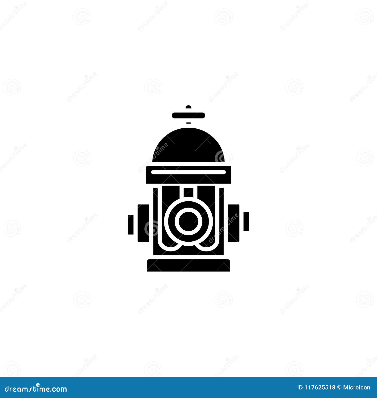 Hydrant Black Icon Concept. Hydrant Flat Vector Symbol, Sign ...
