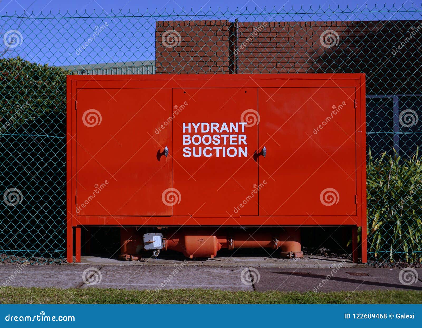Hydrant booster suction editorial stock photo. Image of system - 122609468