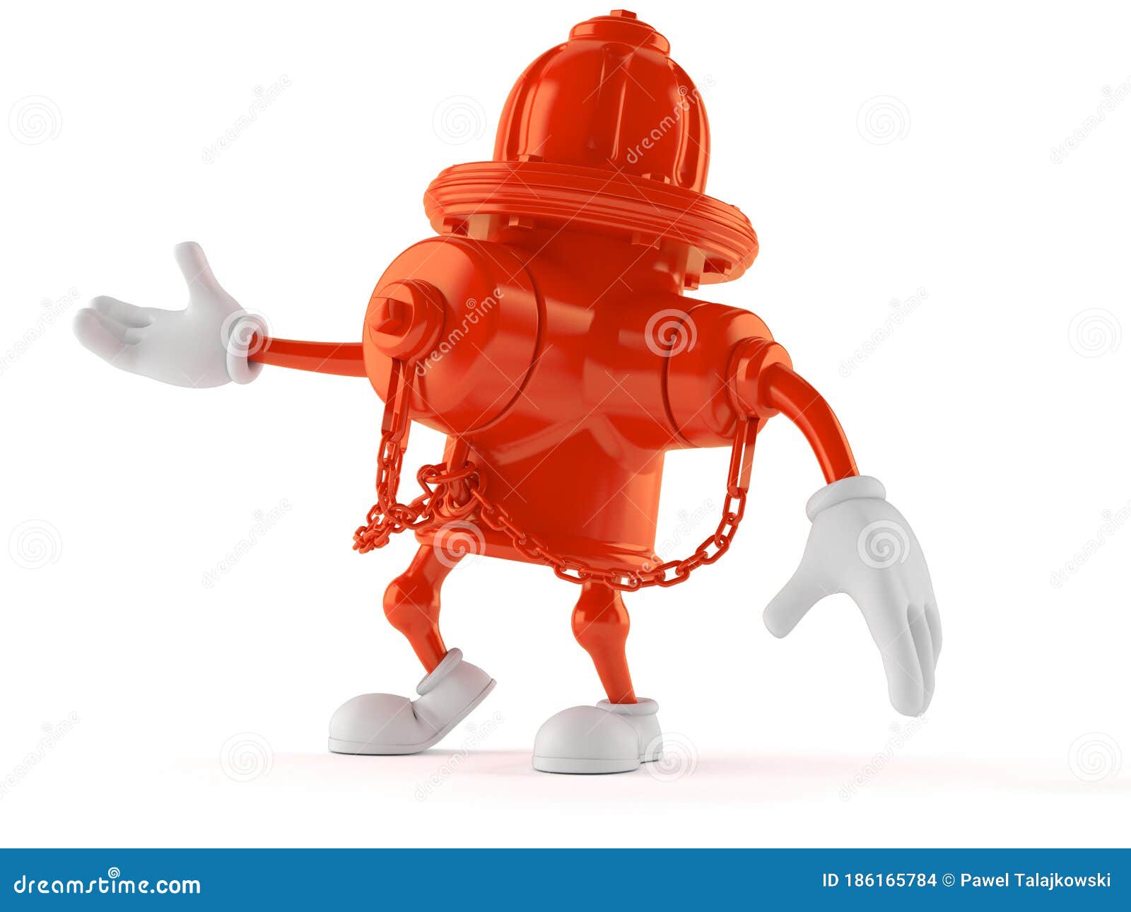 Hydrant character stock illustration. Illustration of cartoon - 186165784