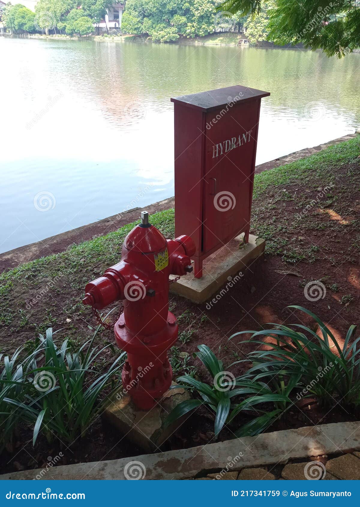 Hydrants in the Campus Library Area Stock Image - Image of protection ...