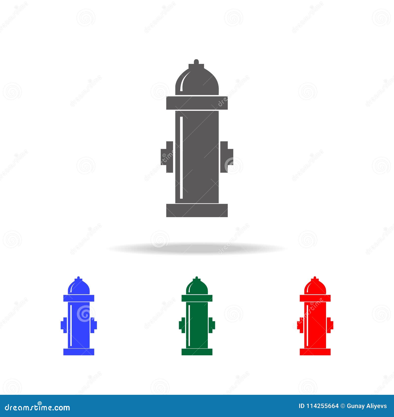 Hydrant Icon. Elements of Firefighter Multi Colored Icons. Premium ...