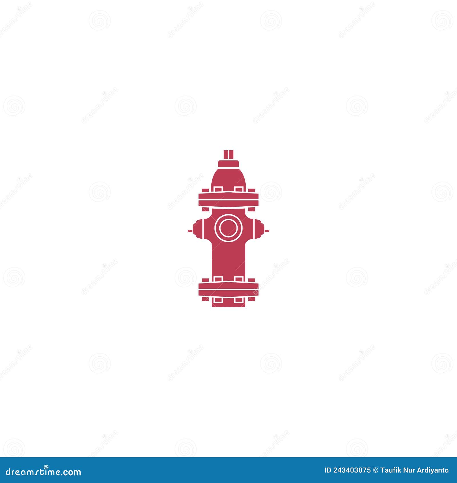 Hydrant Icon Logo Design Template Vector Stock Vector - Illustration of ...