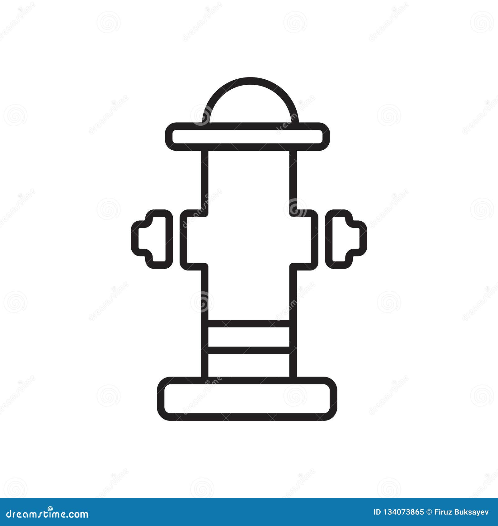 Hydrant Icon Vector Isolated on White Background, Hydrant Sign , Sign ...