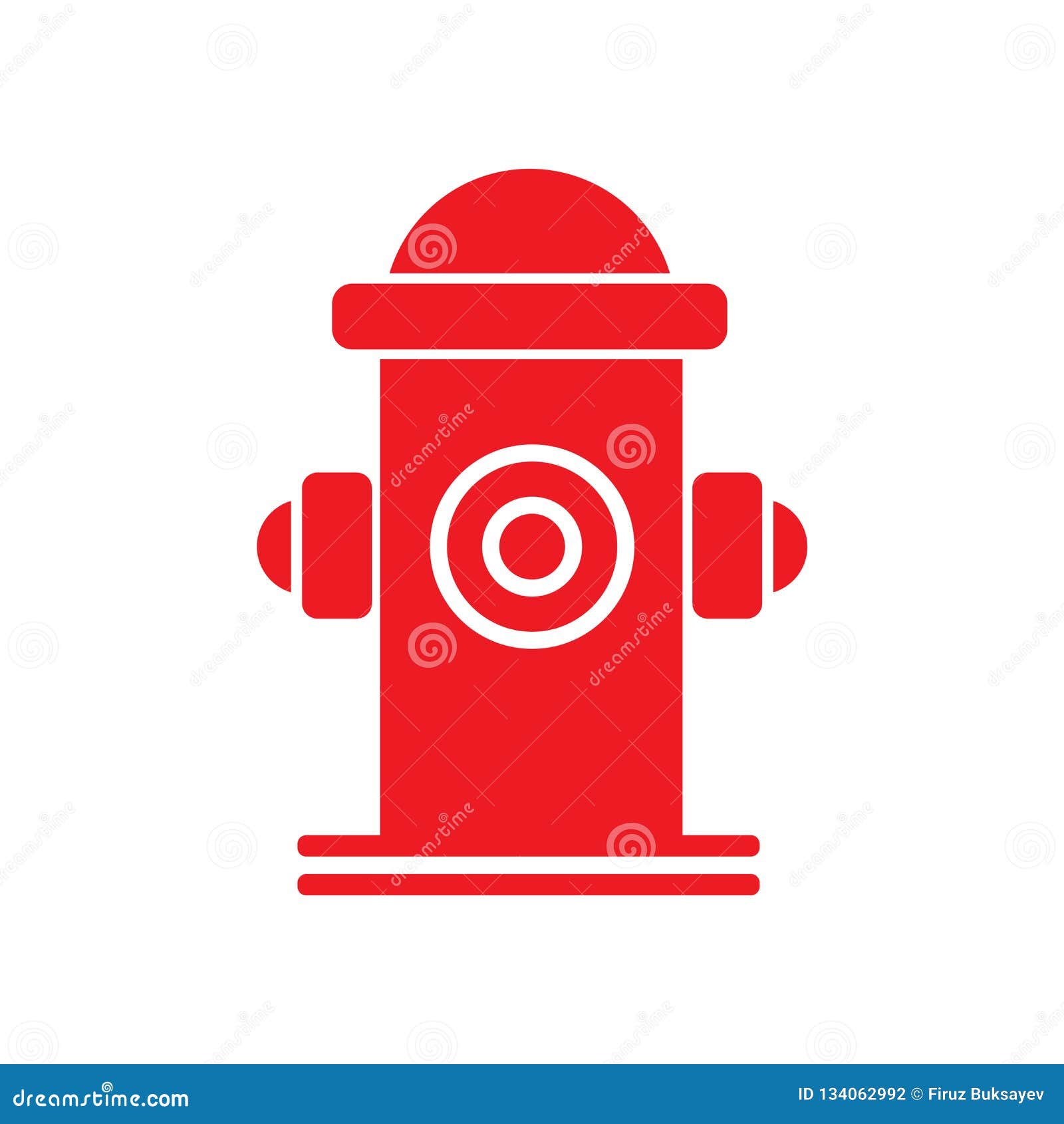 Hydrant Icon Vector Isolated on White Background, Hydrant Sign ...