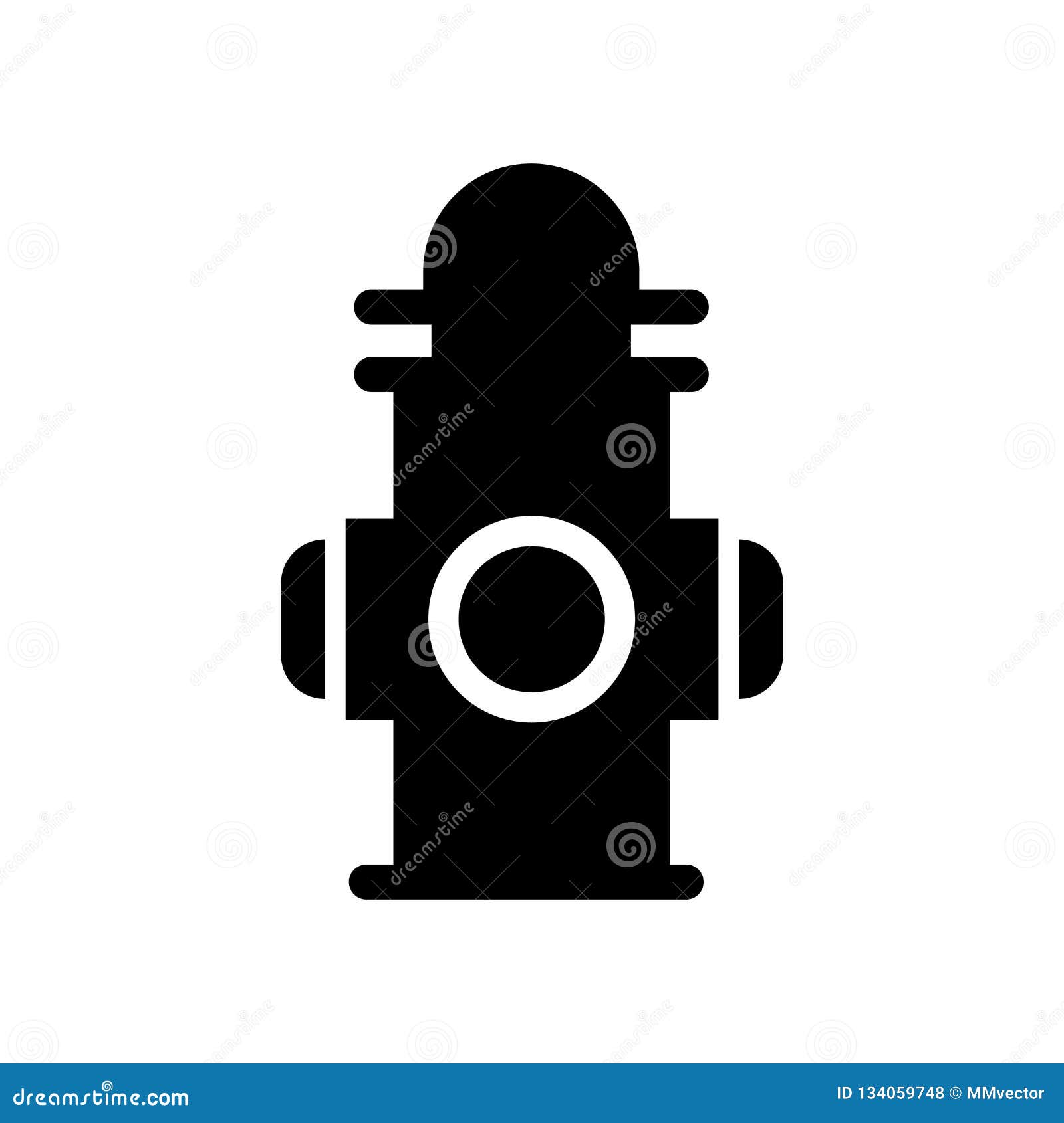 Hydrant Icon Vector Isolated on White Background, Hydrant Sign Stock ...