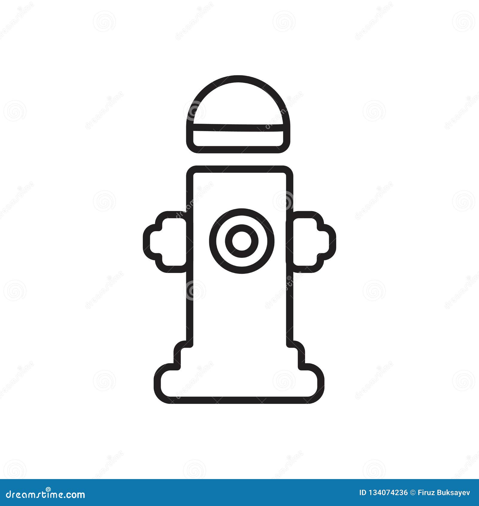 Hydrant Icon Vector Isolated on White Background, Hydrant Sign , Sign ...