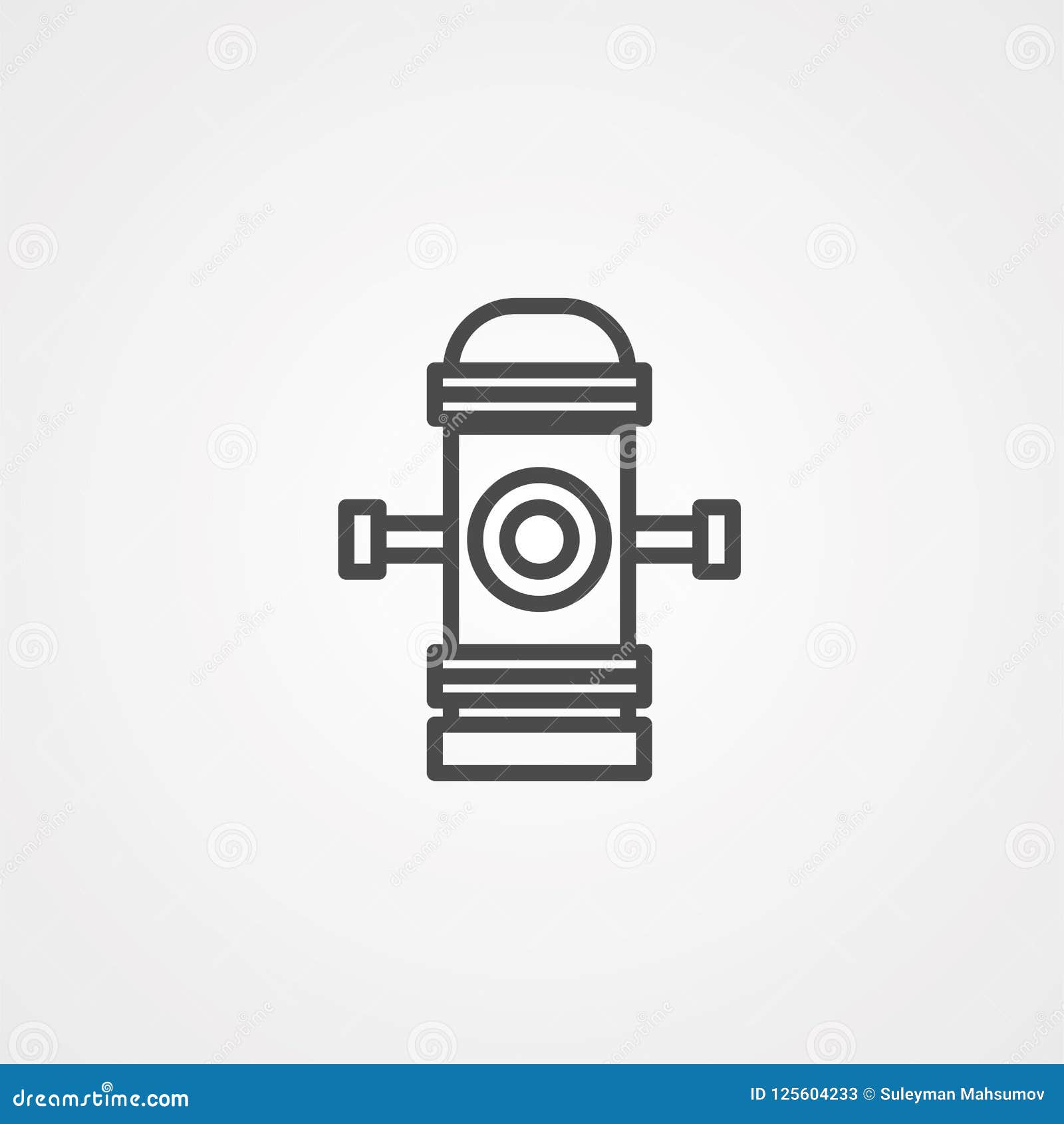 Hydrant Ikony Znaka Wektorowy Symbol Ilustracja Wektor - Ilustracja ...