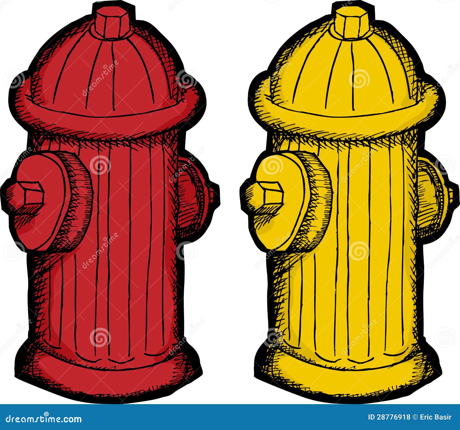 Hydrant-Karikatur vektor abbildung. Illustration von karikatur - 28776918