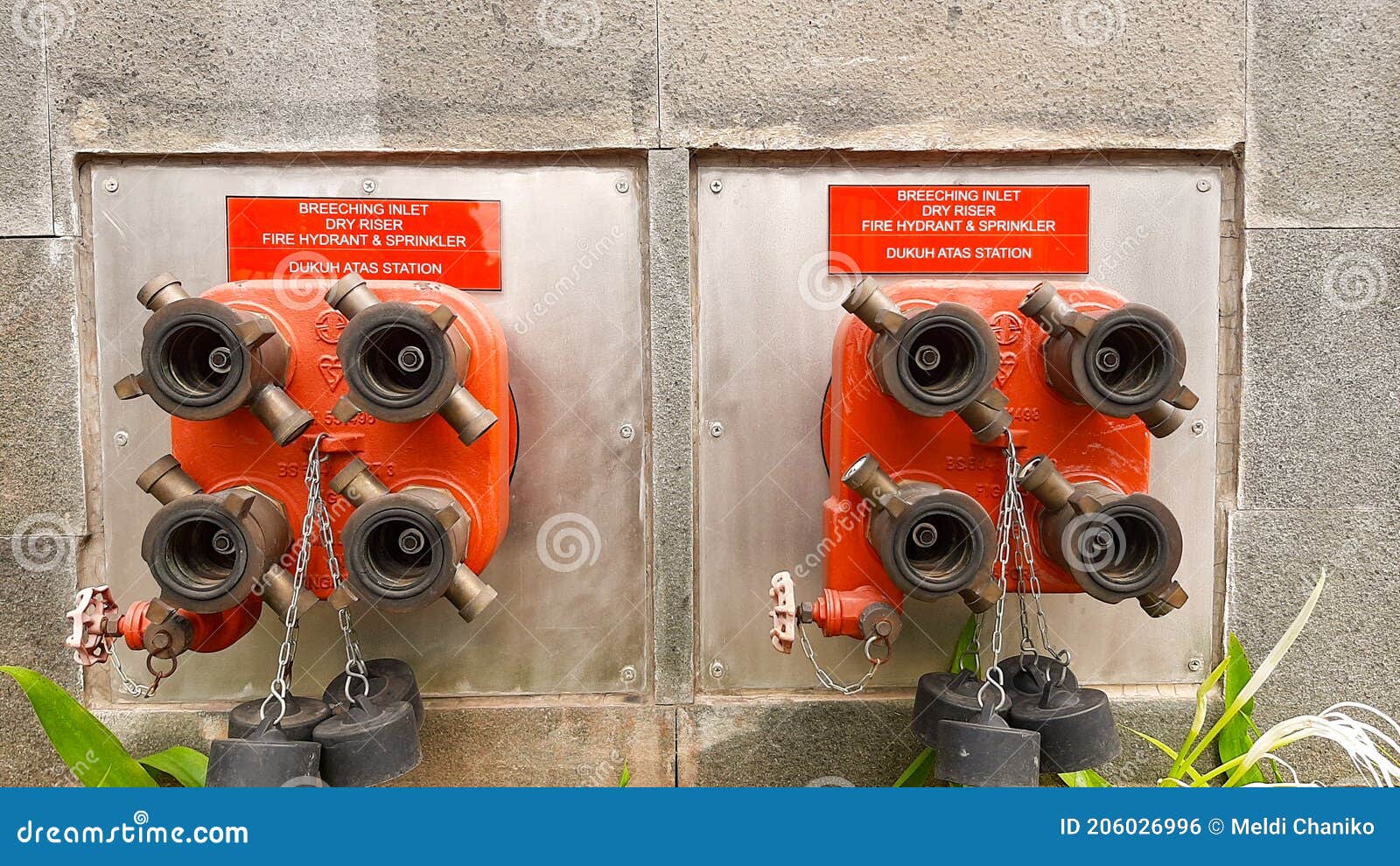 Old Hydrant Pipe For Fire Protection In Vintage Style. Royalty-Free ...