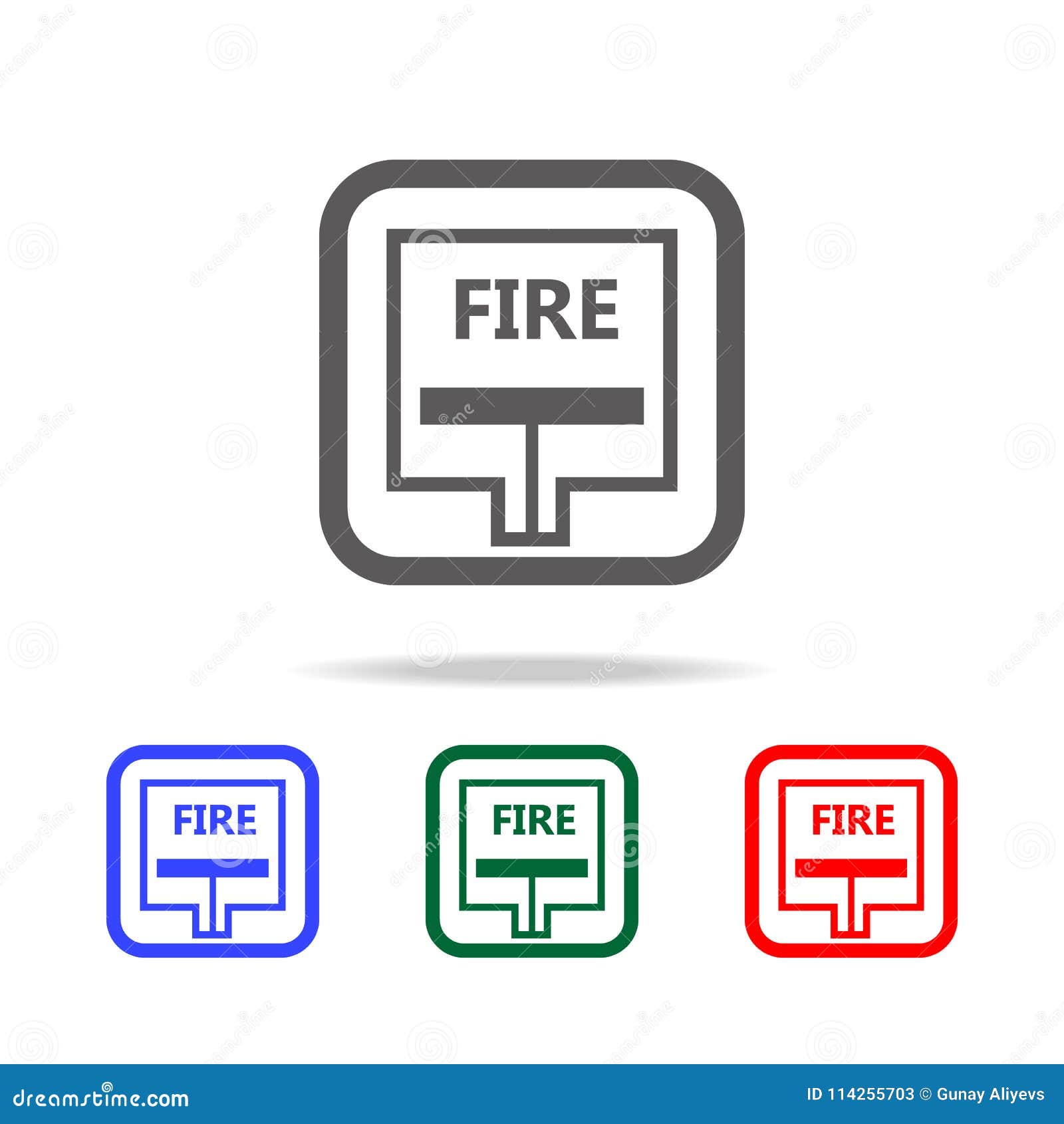 Hydrant Point Icon. Elements of Firefighter Multi Colored Icons ...