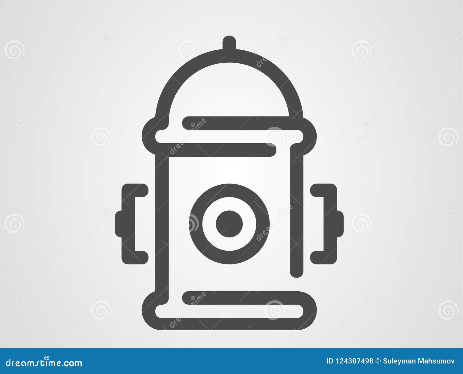 Hydrant Vector Icon Sign Symbol Stock Vector - Illustration of element ...