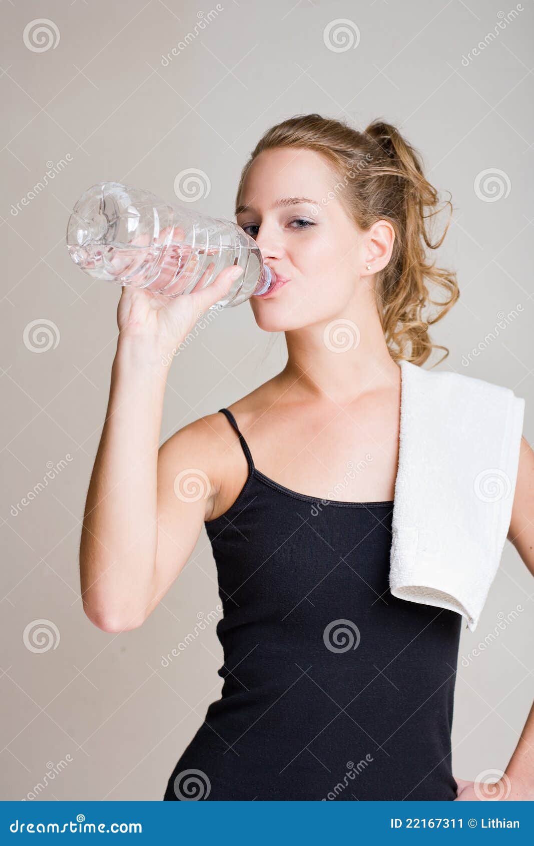 Hydrate. stock image. Image of black, portrait, exercise - 22167311